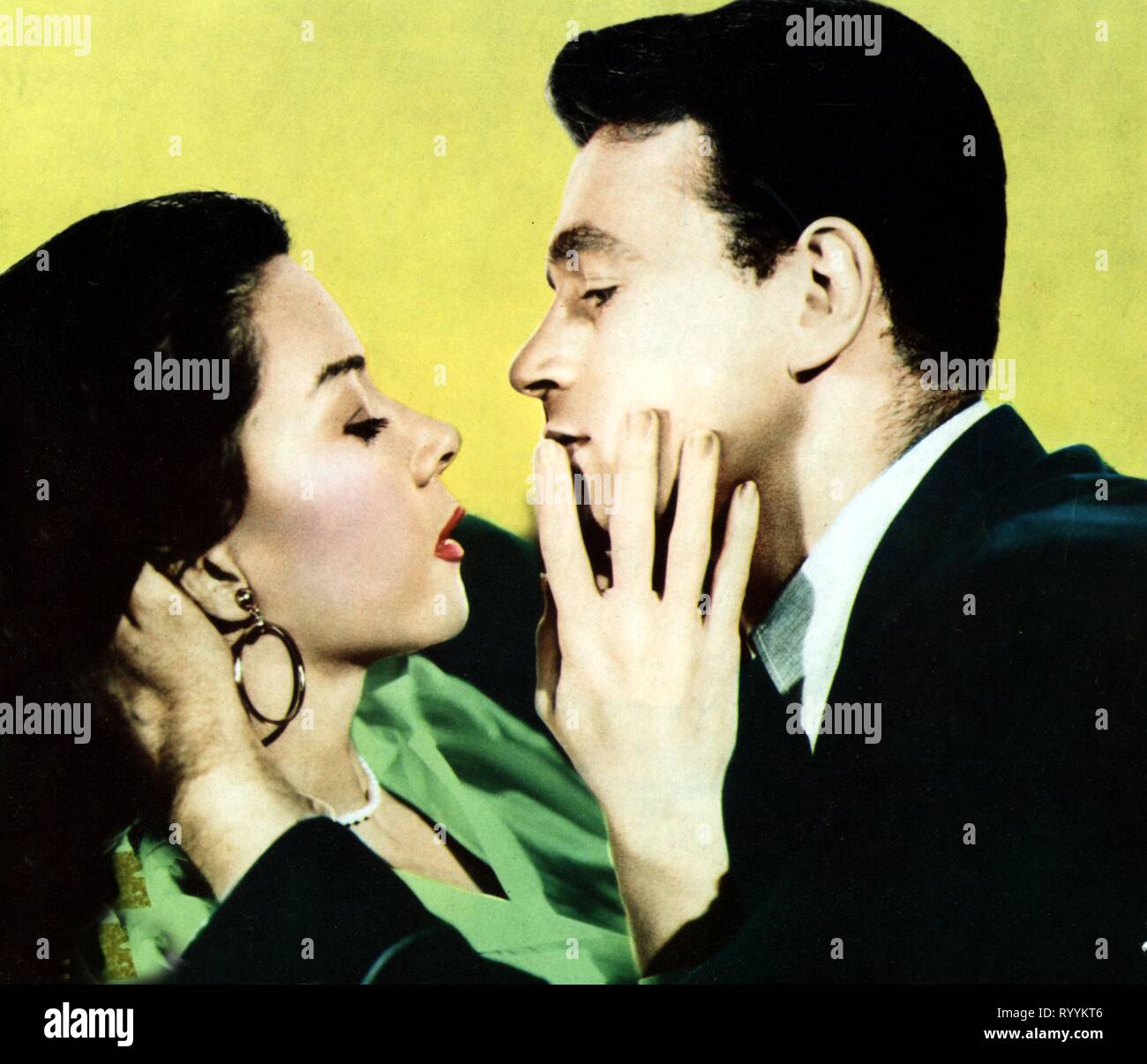 JOSEPHINE GRIFFIN, STEPHEN BOYD, THE MAN WHO NEVER WAS, 1956 Stock ...
