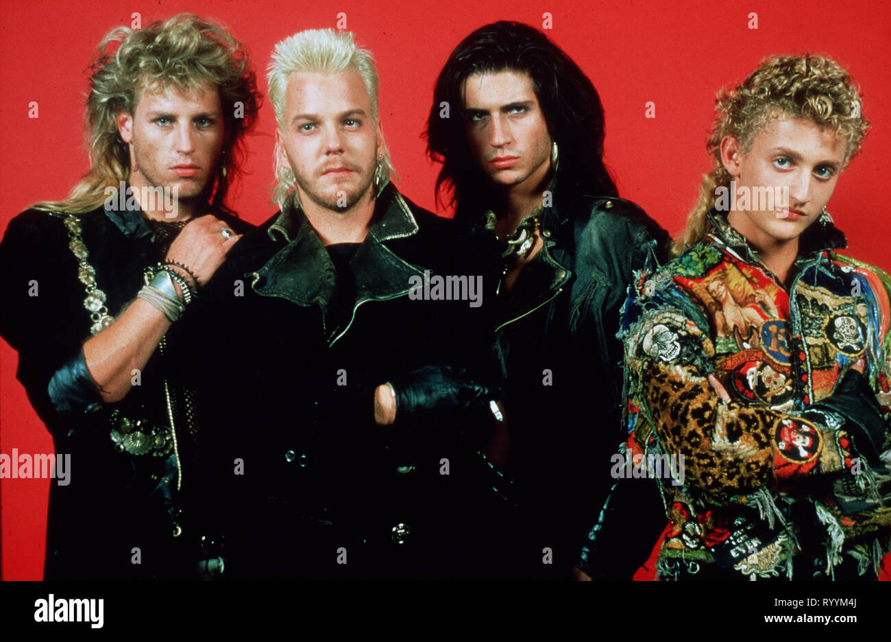 BROOKE MCCARTER, KIEFER SUTHERLAND, BILLY WIRTH,ALEX WINTER, THE LOST ...