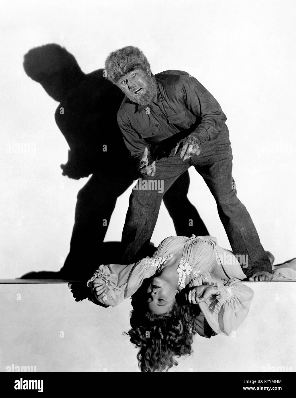 LON CHANEY JR., EVELYN ANKERS, THE WOLF MAN, 1941 Stock Photo - Alamy