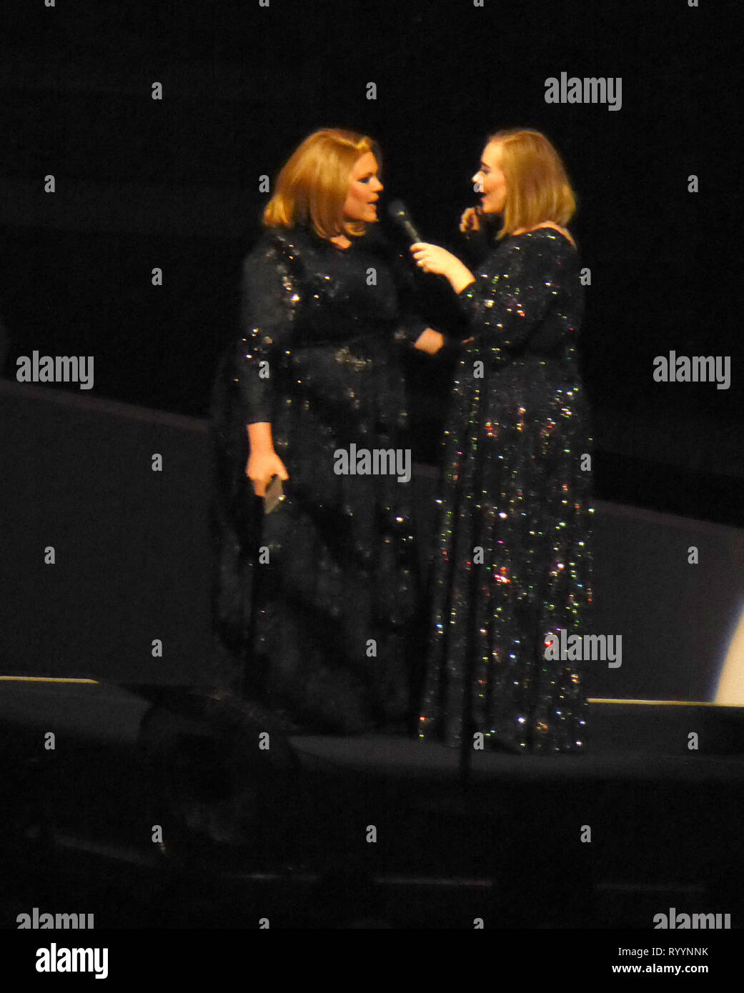 LOS ANGELES, CA - AUGUST 6: Singer Adele performs in concert on August ...