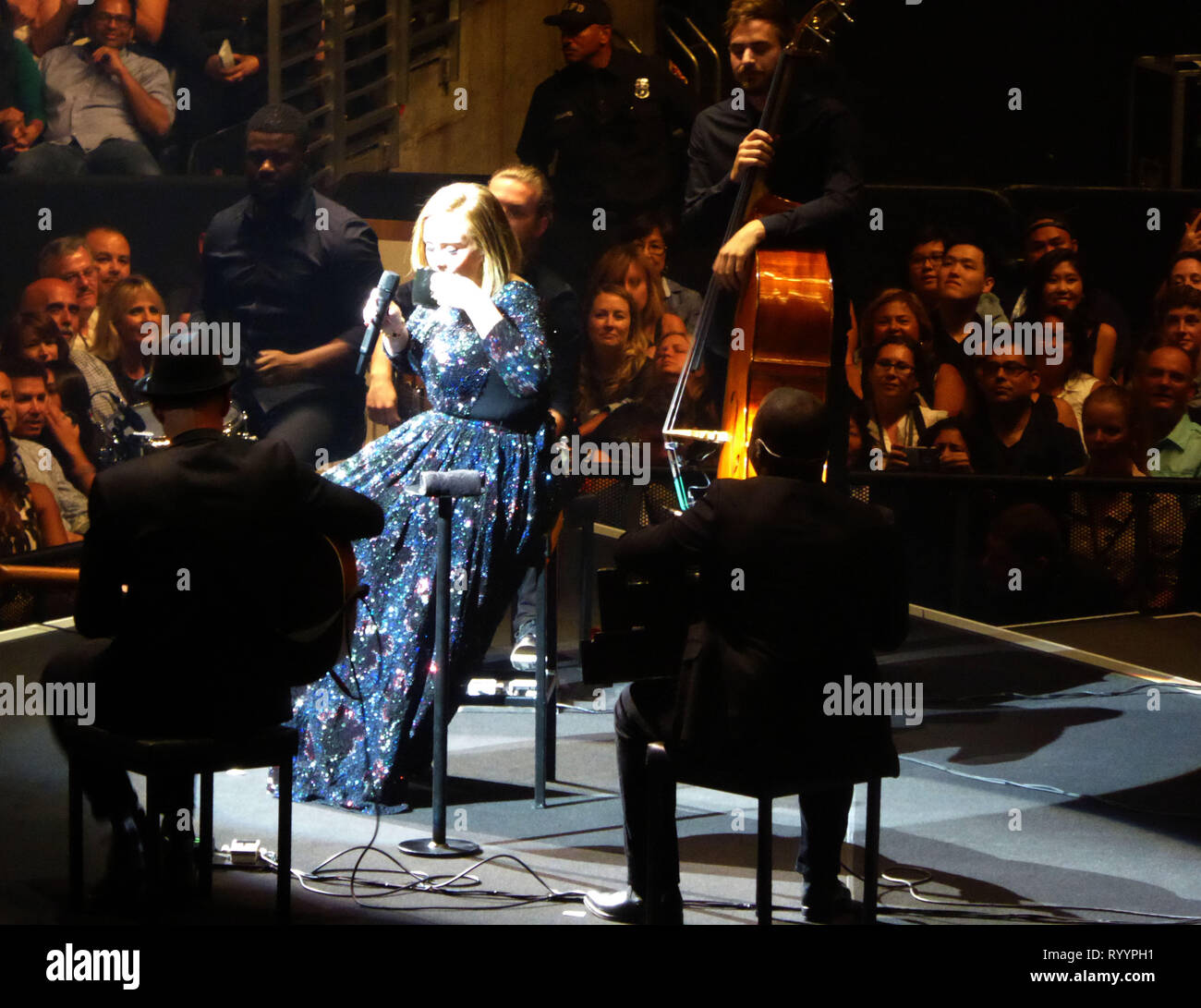 LOS ANGELES, CA - AUGUST 13: Singer Adele performs in concert on August ...