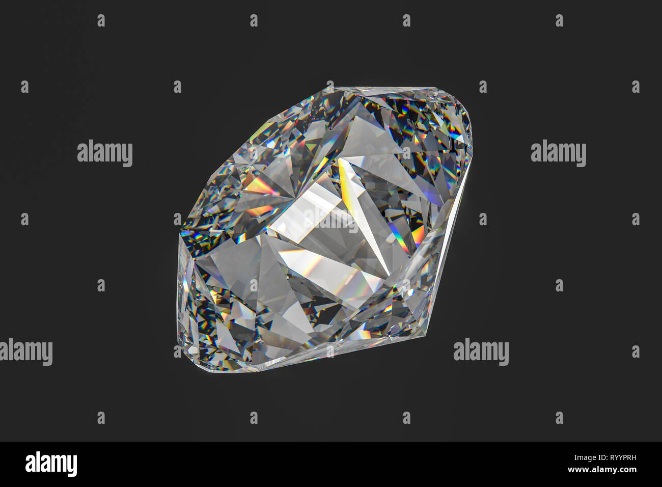 luxury diamond gem, 3d rendering Stock Photo - Alamy