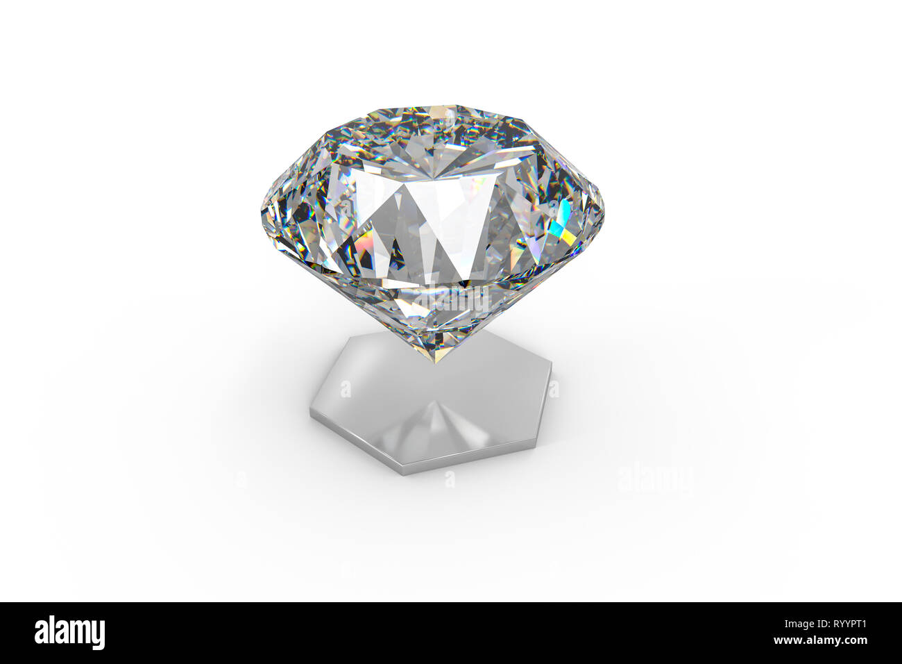 luxury diamond gem, 3d rendering Stock Photo - Alamy