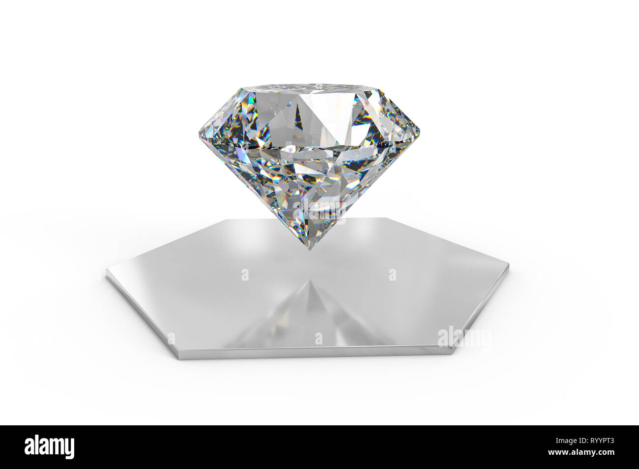 luxury diamond gem, 3d rendering Stock Photo - Alamy