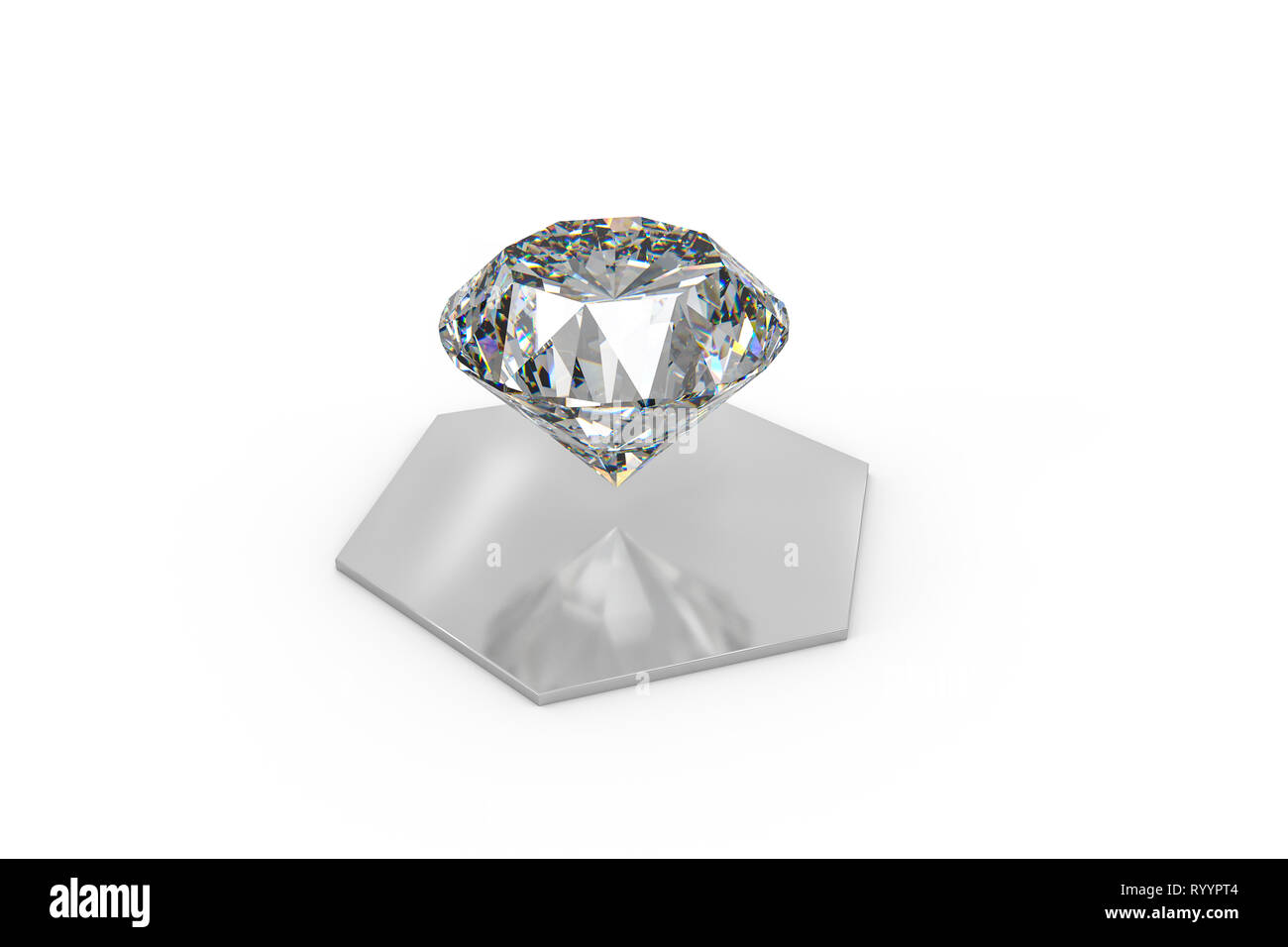 luxury diamond gem, 3d rendering Stock Photo - Alamy