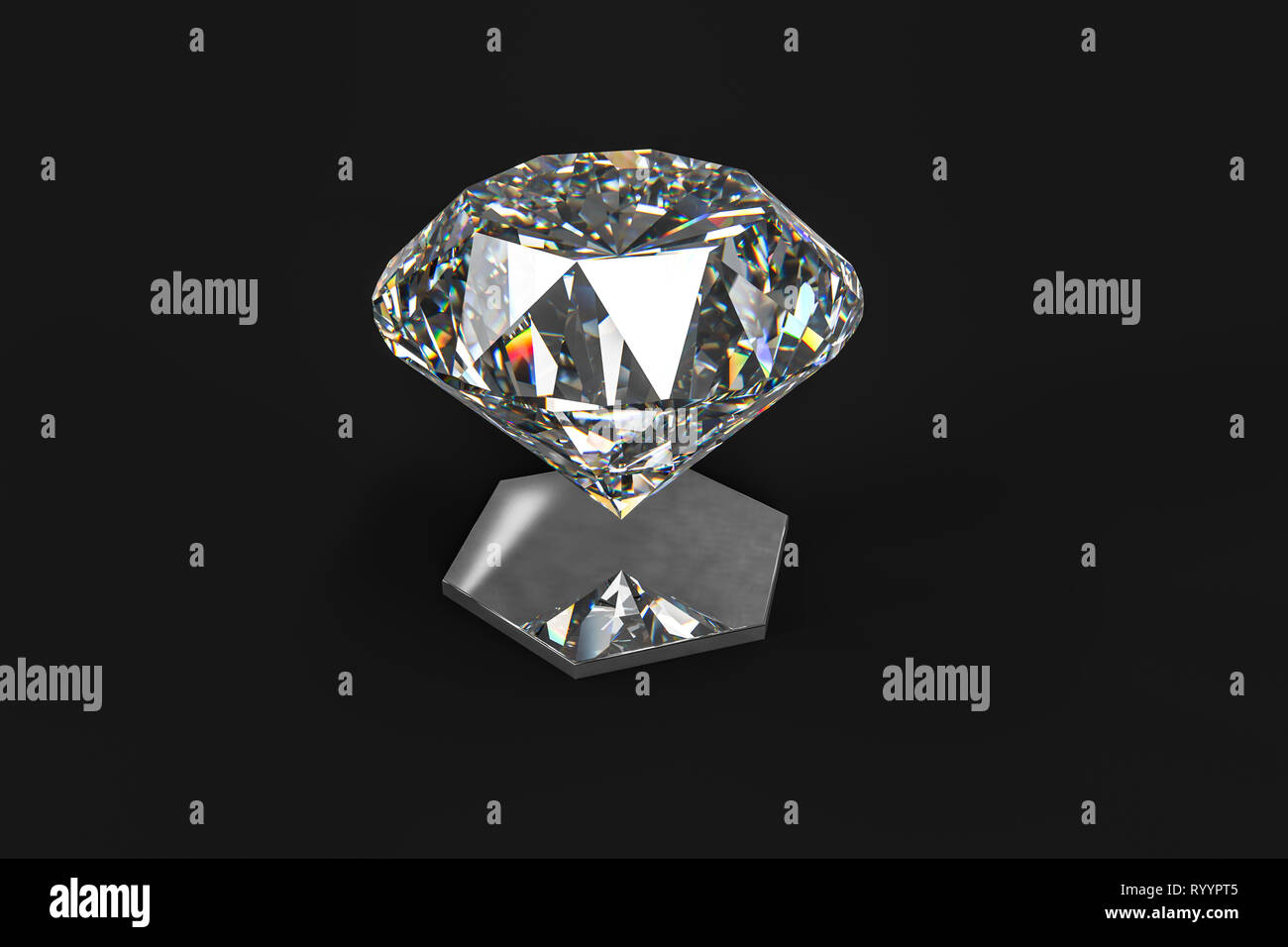 luxury diamond gem, 3d rendering Stock Photo - Alamy