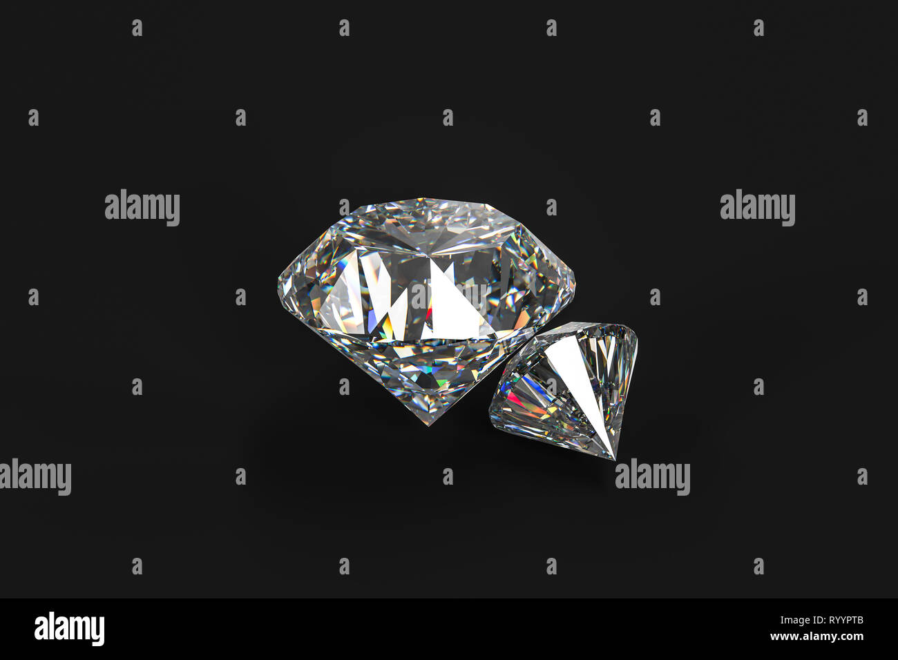 luxury diamond gem, 3d rendering Stock Photo - Alamy