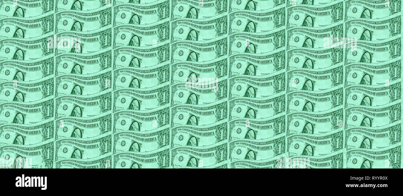 a background of one US dollar banknote Stock Photo - Alamy