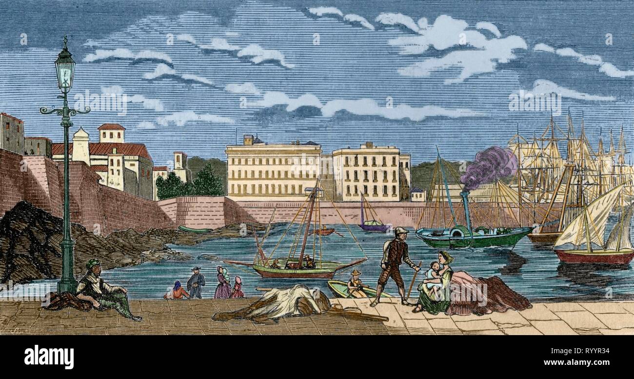 Historia ilustrada y descriptiva de sus provinces hi-res stock ...