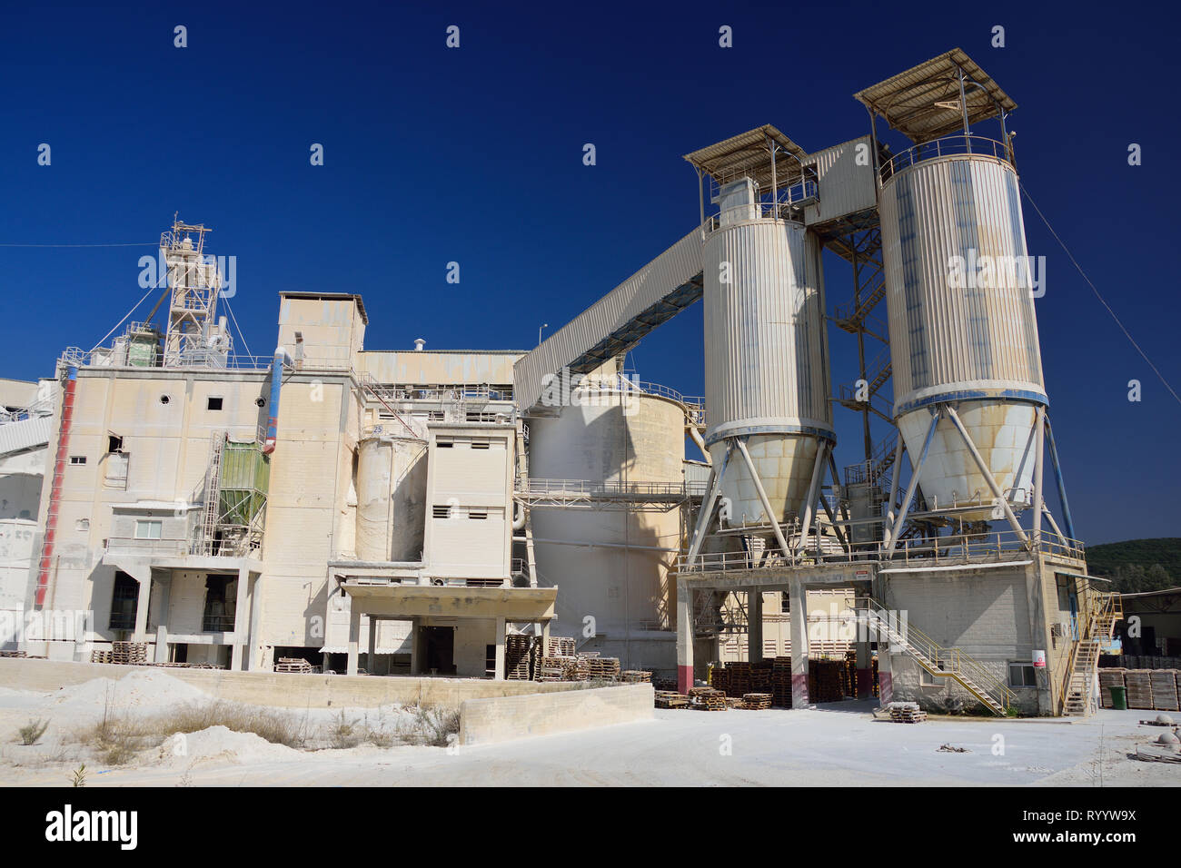 Huge quarry zone in Northern Israel Stock Photo - Alamy