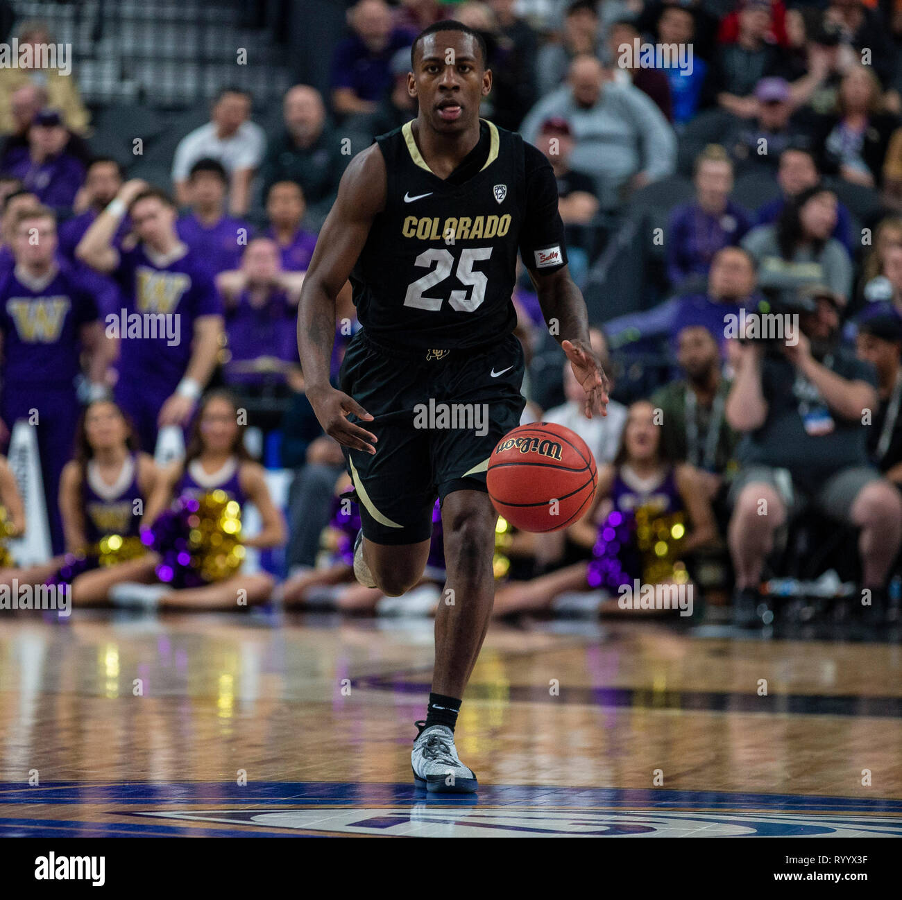 Las Vegas, NV, USA. 15th Mar, 2019. A. Colorado guard McKinley Wright ...