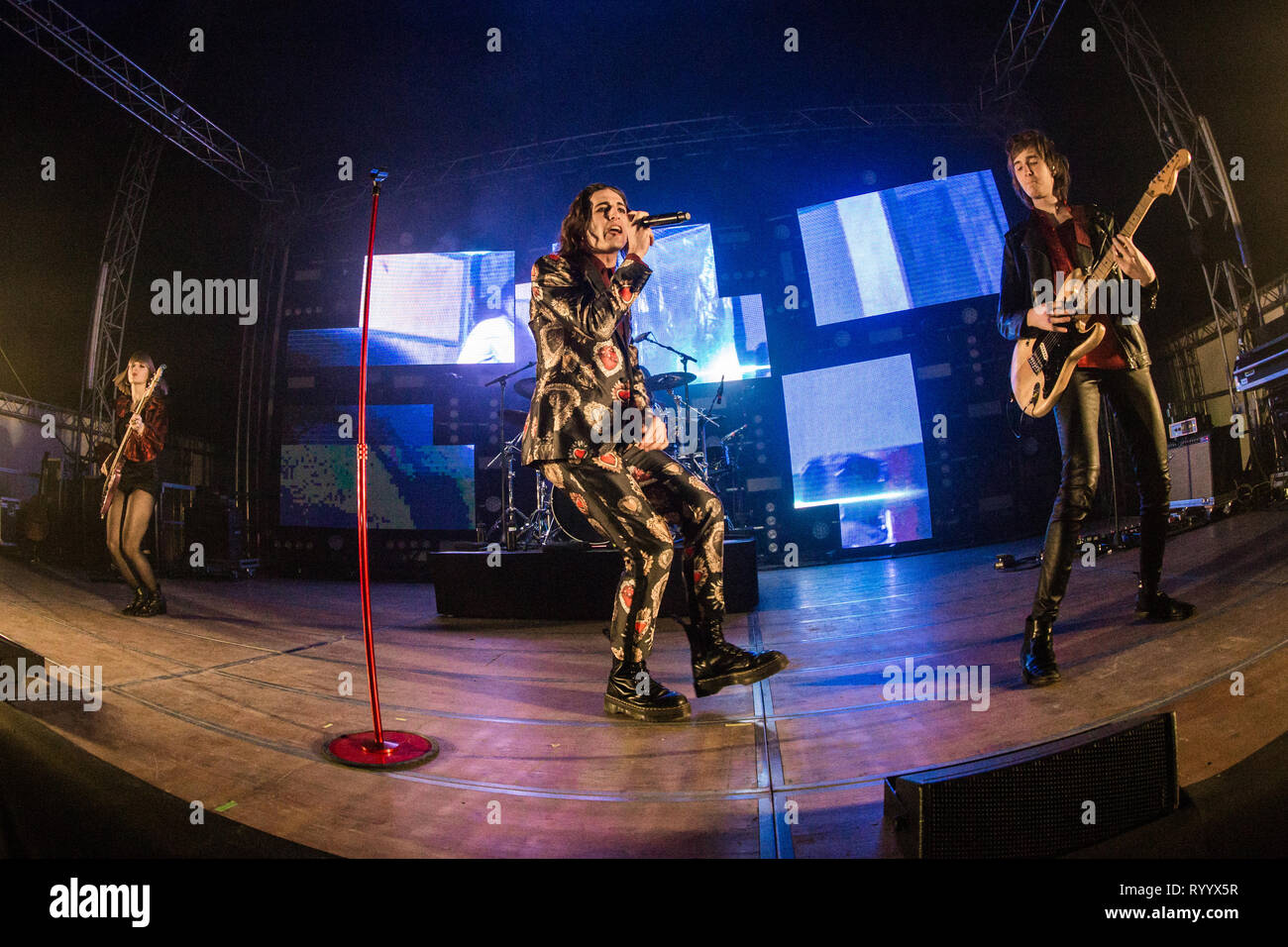 Fontaneto d'Agogna, Italy. 15th Mar, 2019. The Italian pop-rock band ...