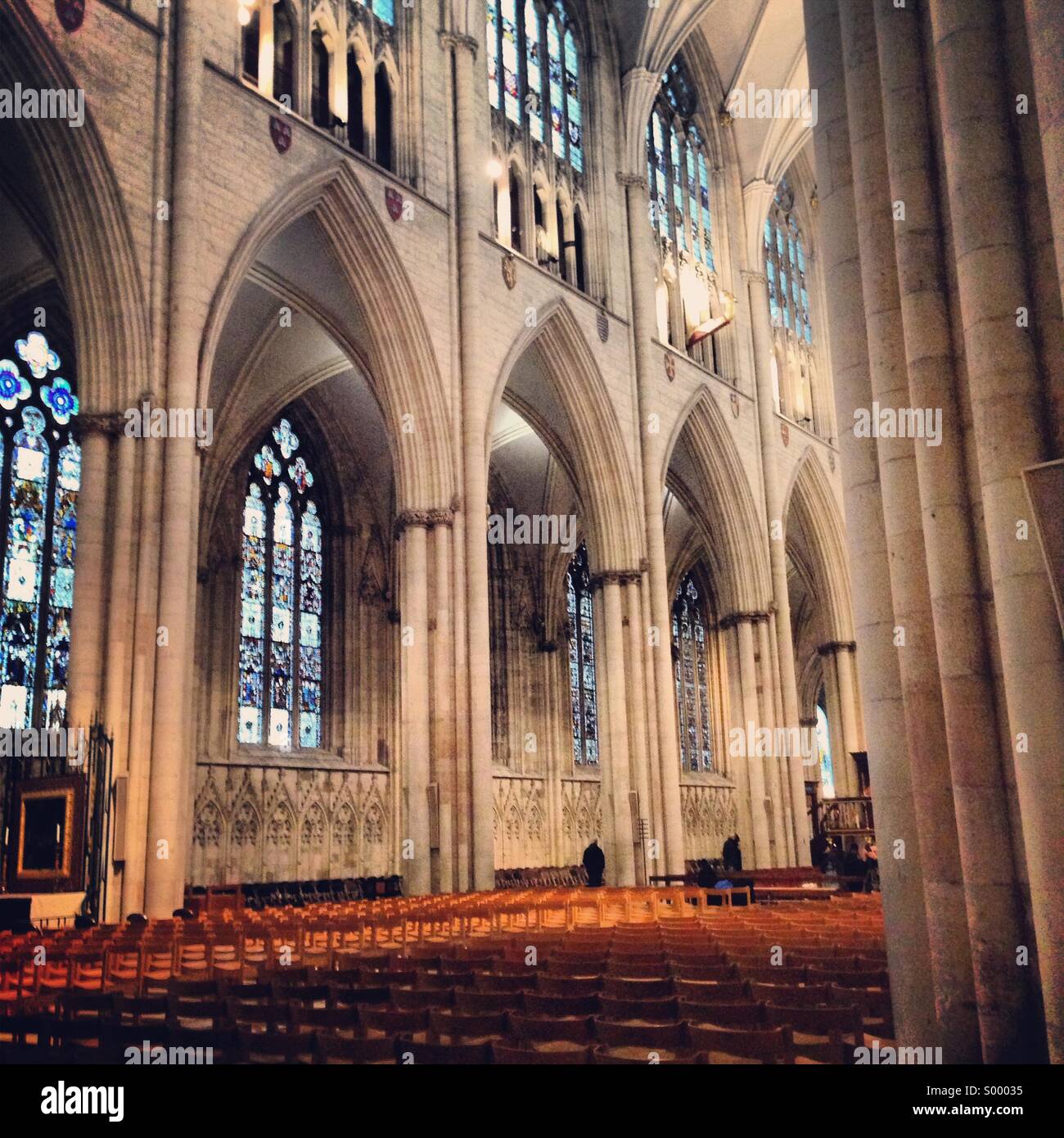 Interior of York Minster cathedral Stock Photo - Alamy