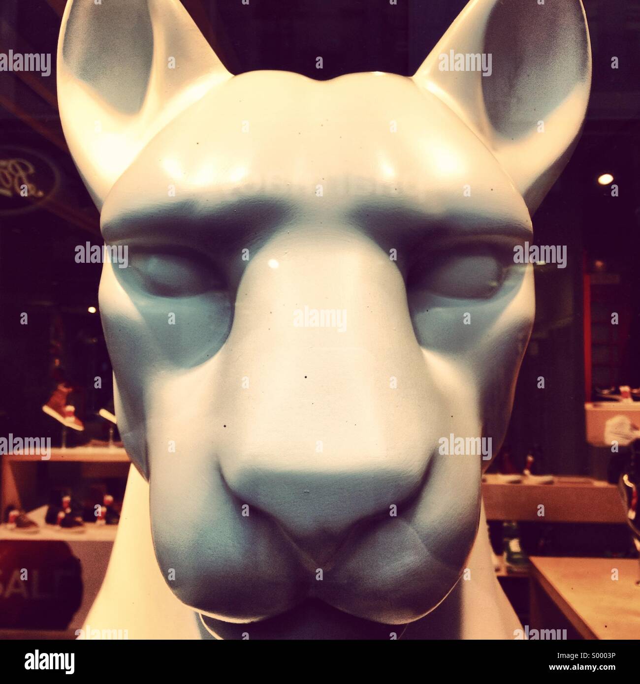 Puma head, Puma shop, Carnaby St, London, uk Stock Photo - Alamy