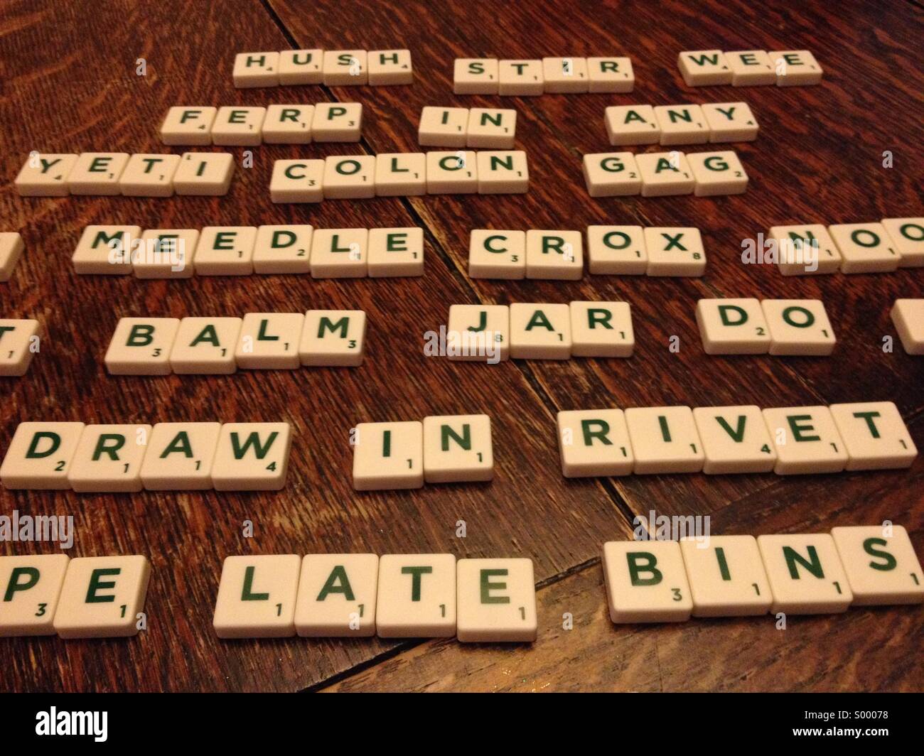 Scrabble words hi-res stock photography and images - Alamy