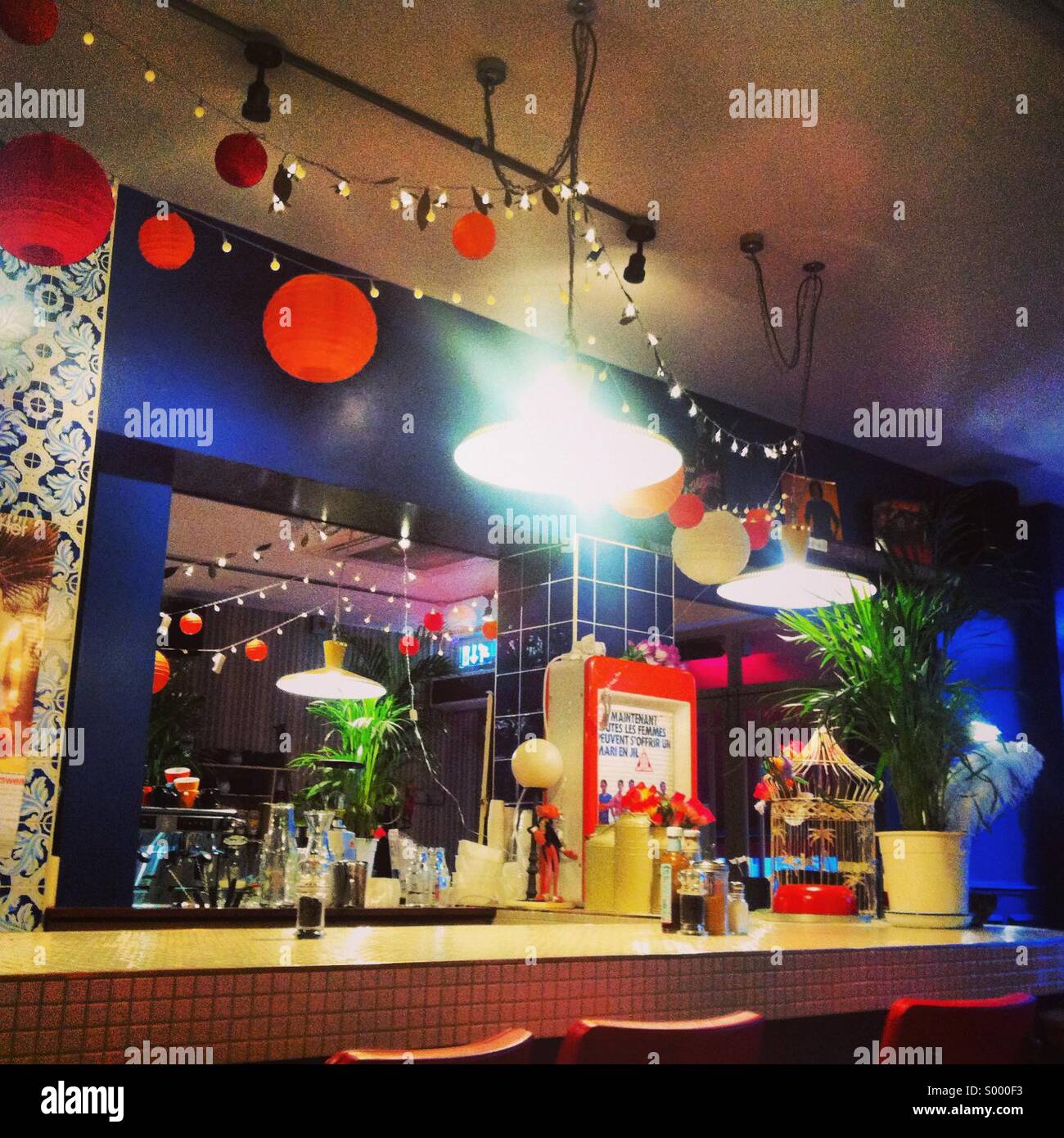 The breakfast club, Battersea Rise Stock Photo - Alamy