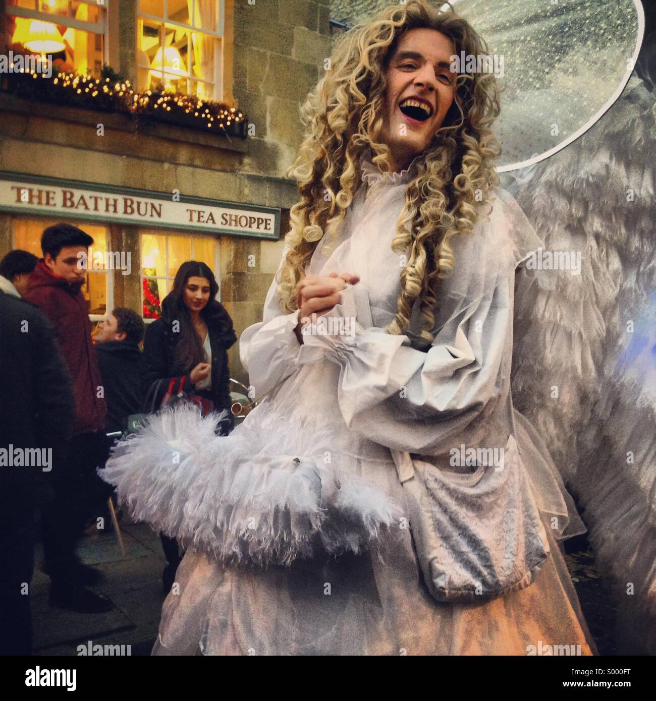 Man dressed angel hi-res stock photography and images - Alamy