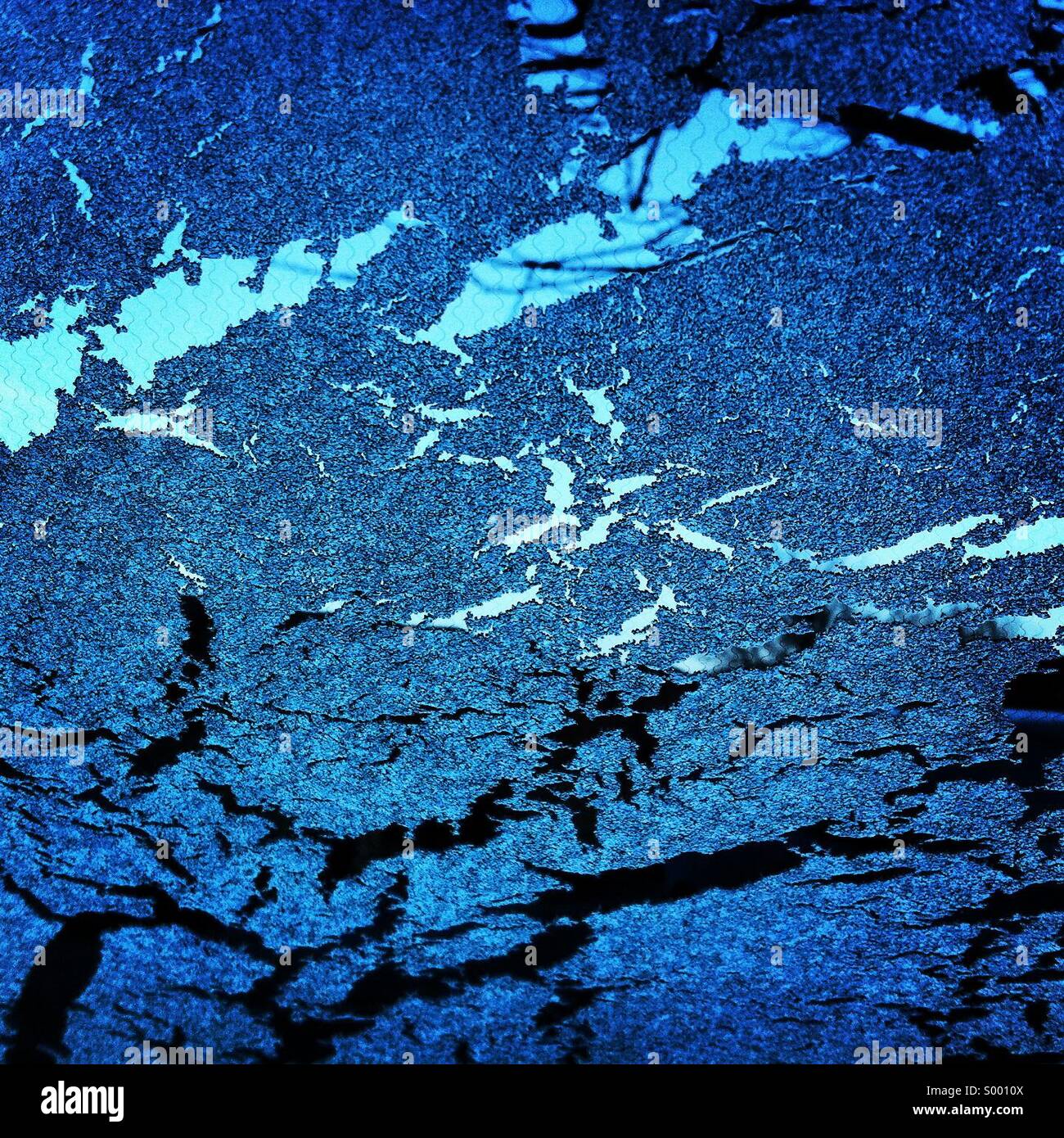 Ice window screen Stock Photo - Alamy