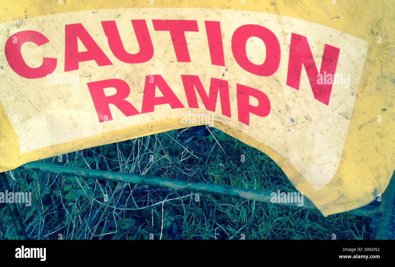 Ramp road sign hi-res stock photography and images - Alamy
