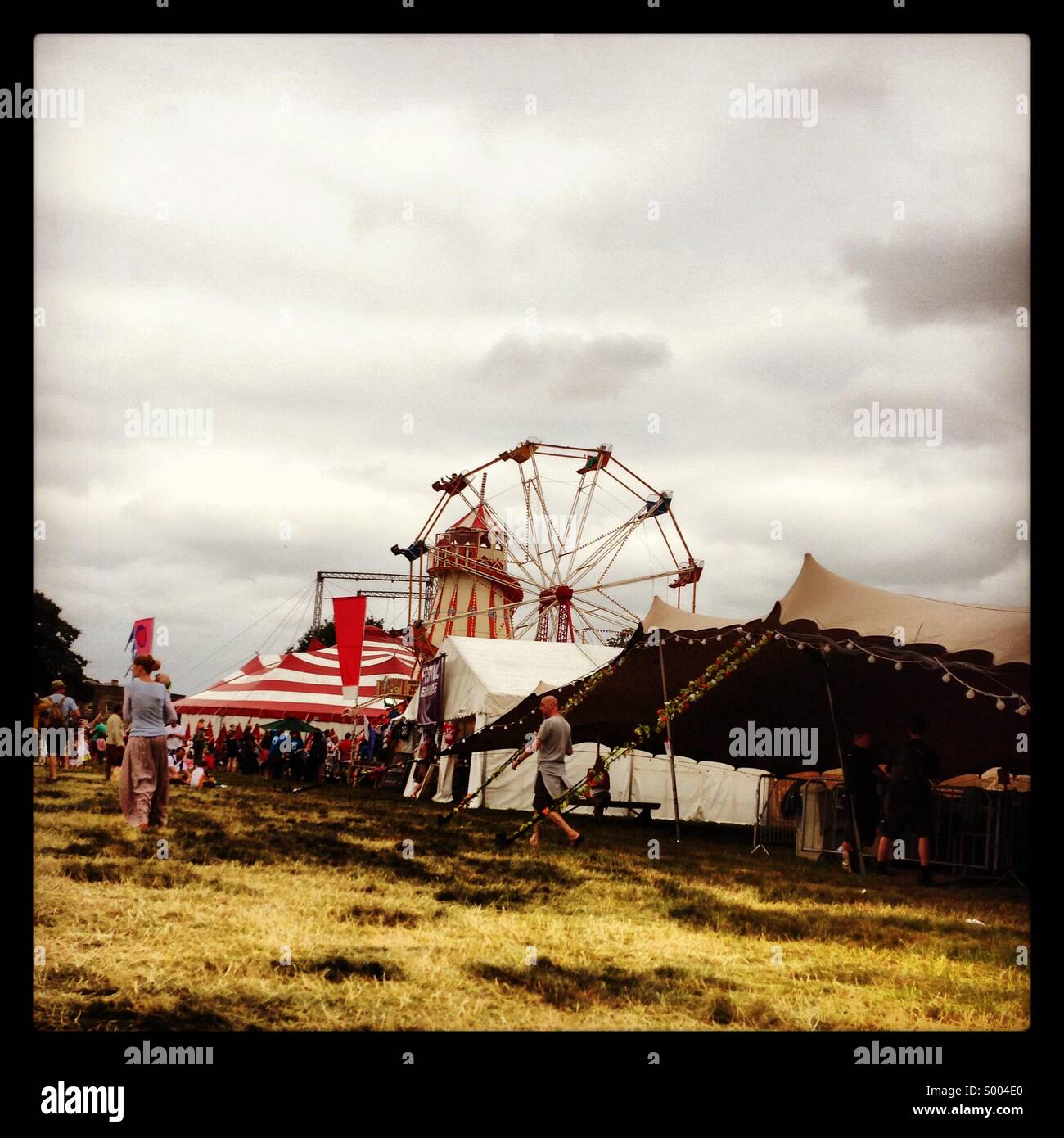 Fairground big wheel festival Stock Photo - Alamy