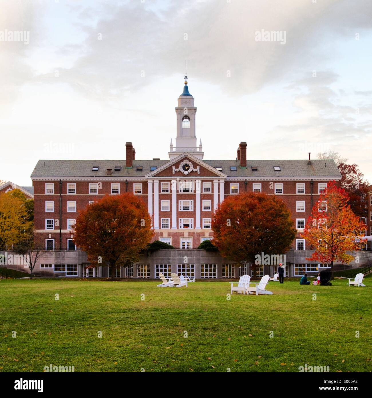 Harvard University Moors Hall Stock Photo - Alamy