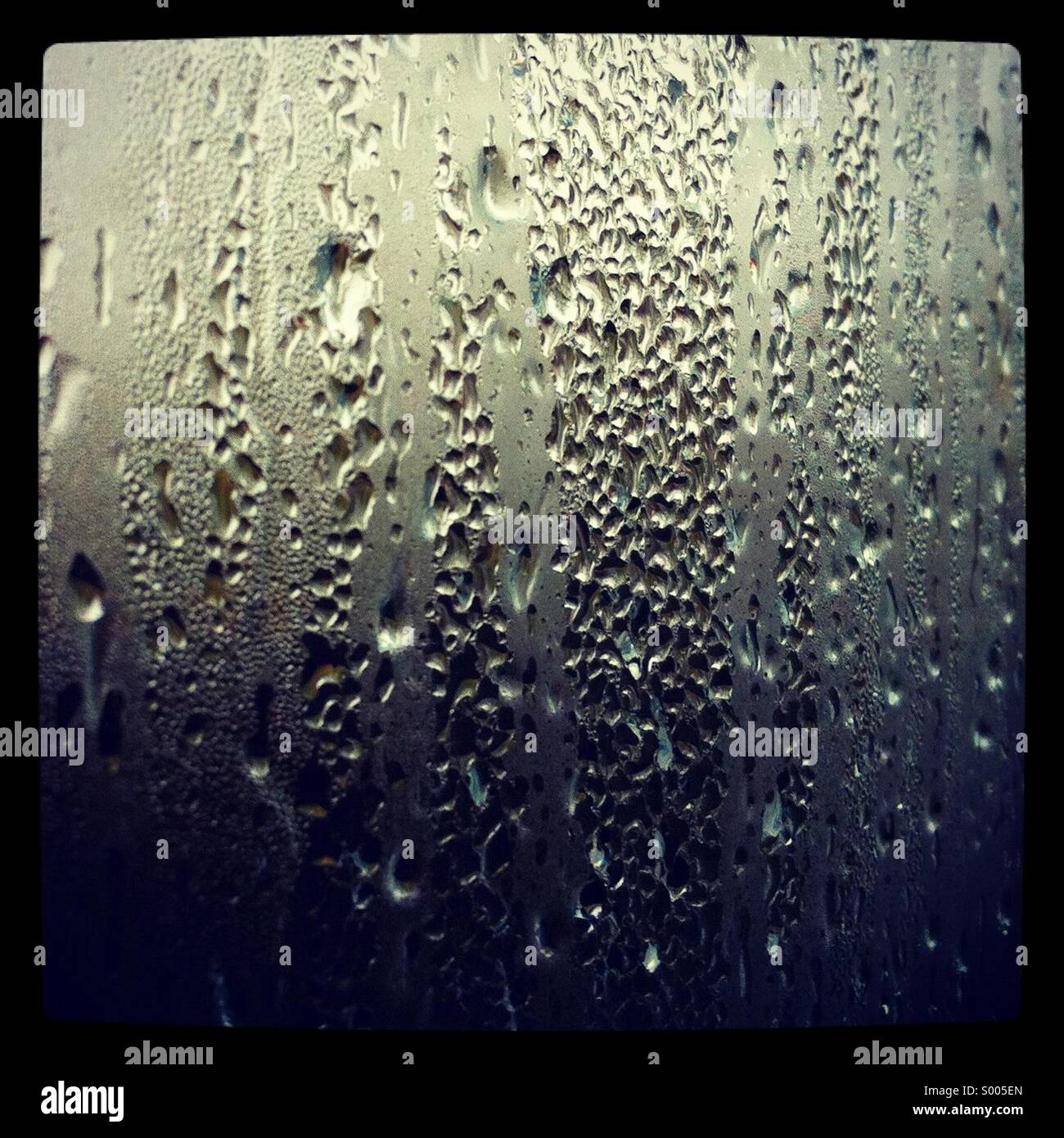 Rainy window closeup Stock Photo - Alamy