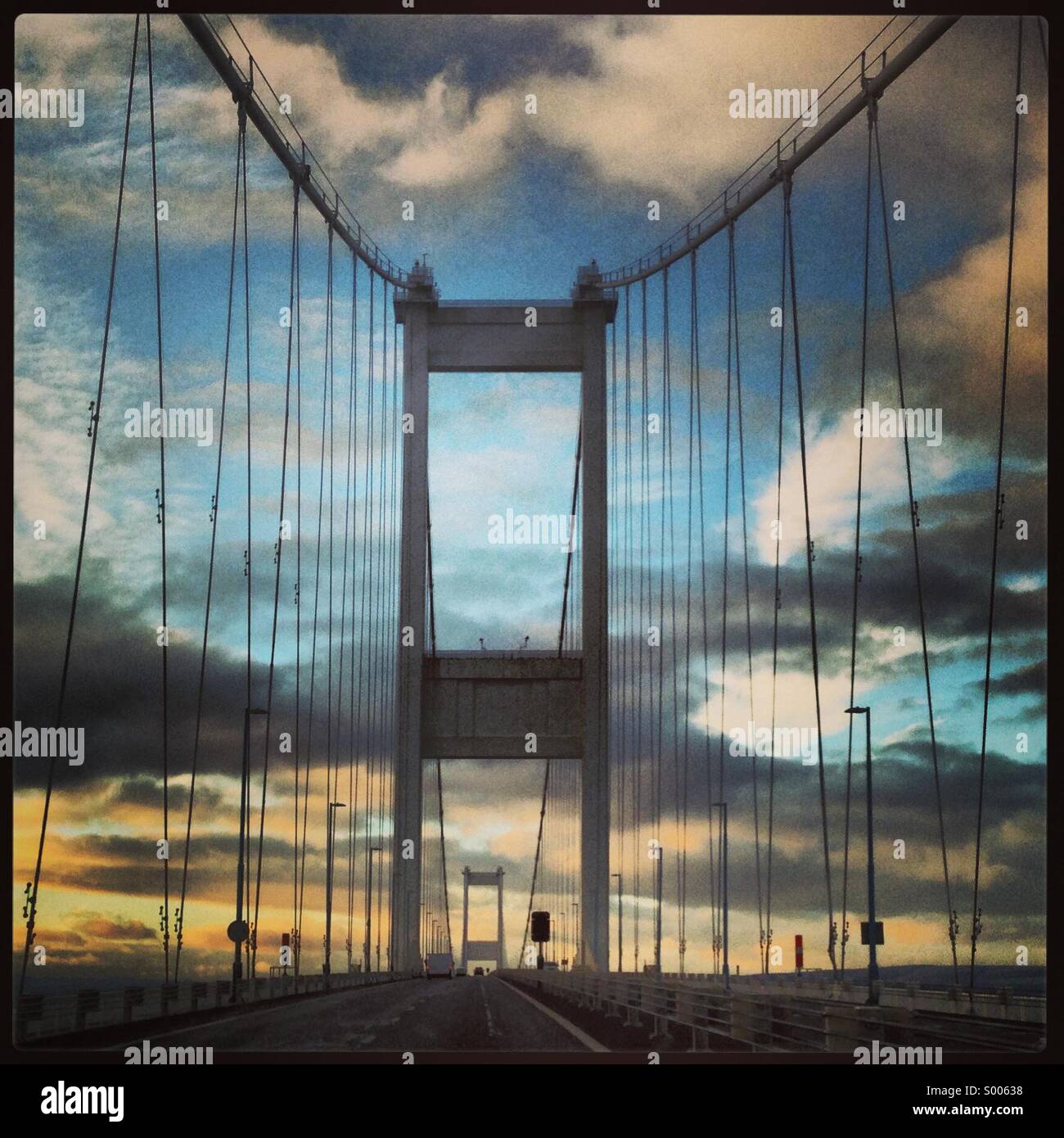 First Severn crossing Stock Photo - Alamy