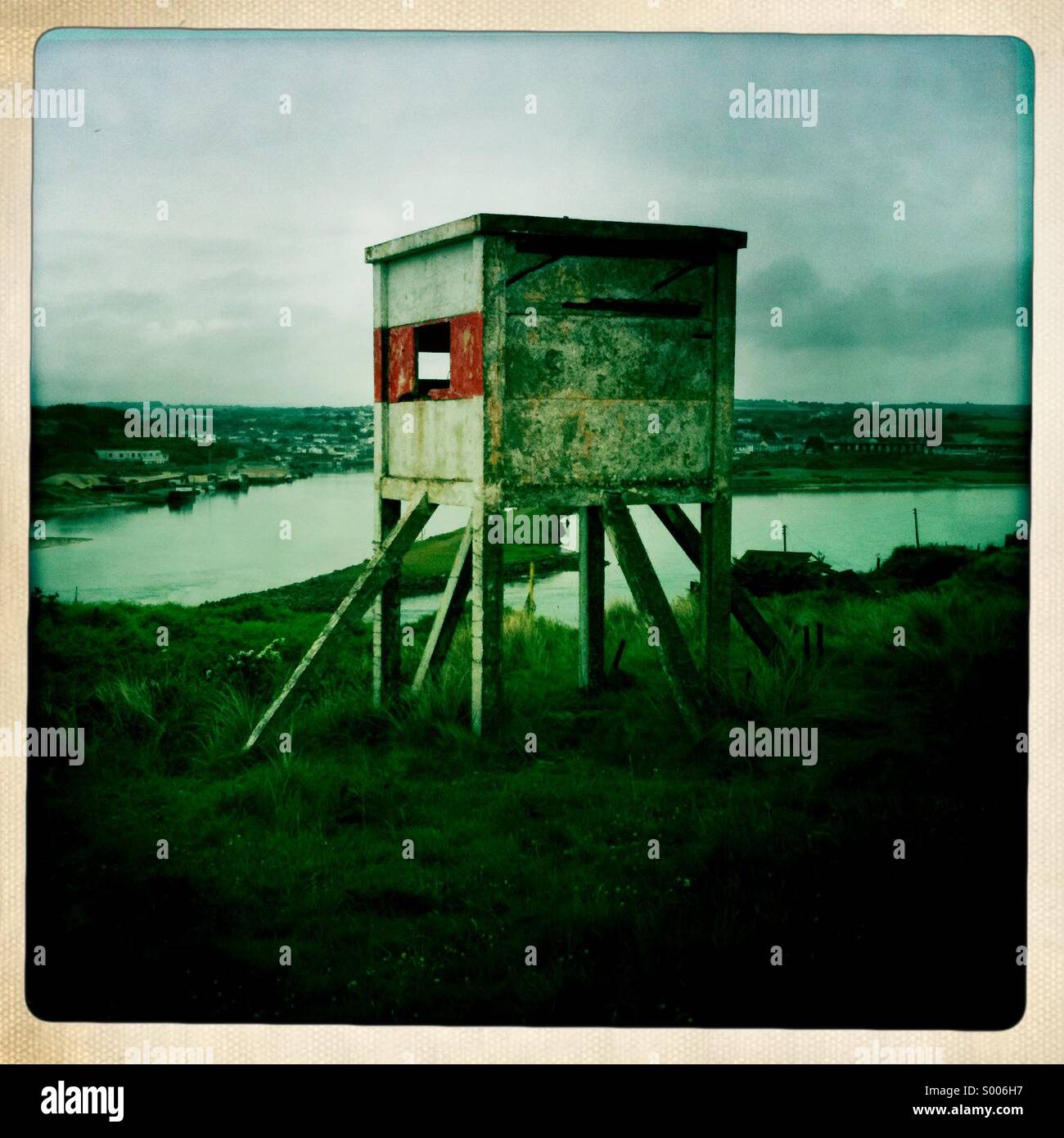 WW2 lookout post Stock Photo - Alamy