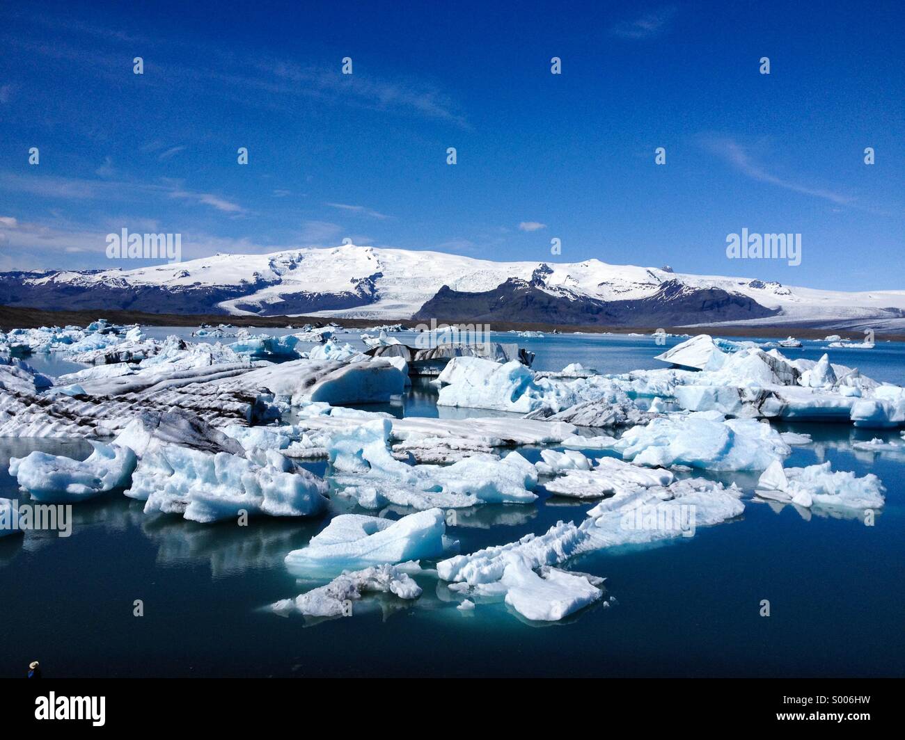 Iceberg lagoon at Jökulsárlón in Iceland Stock Photo - Alamy