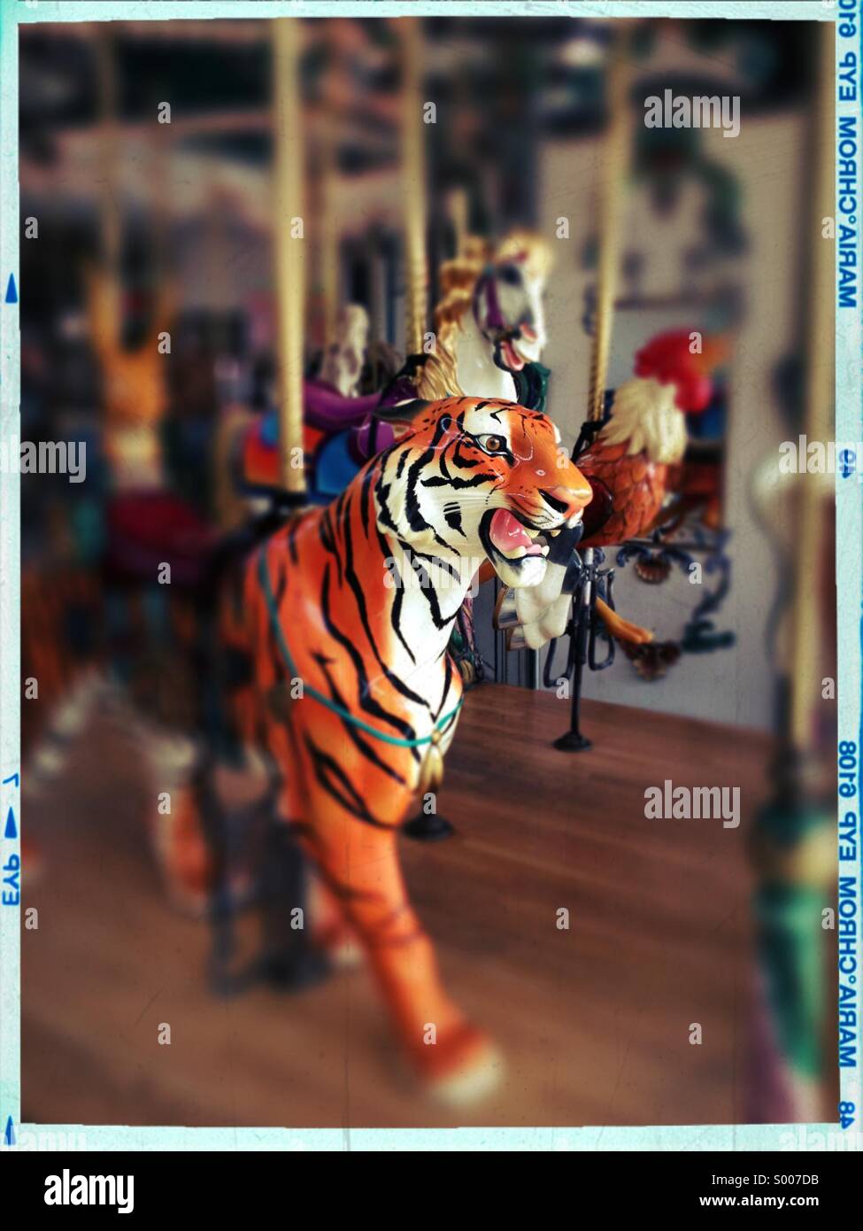 Carousel tiger hi-res stock photography and images - Alamy