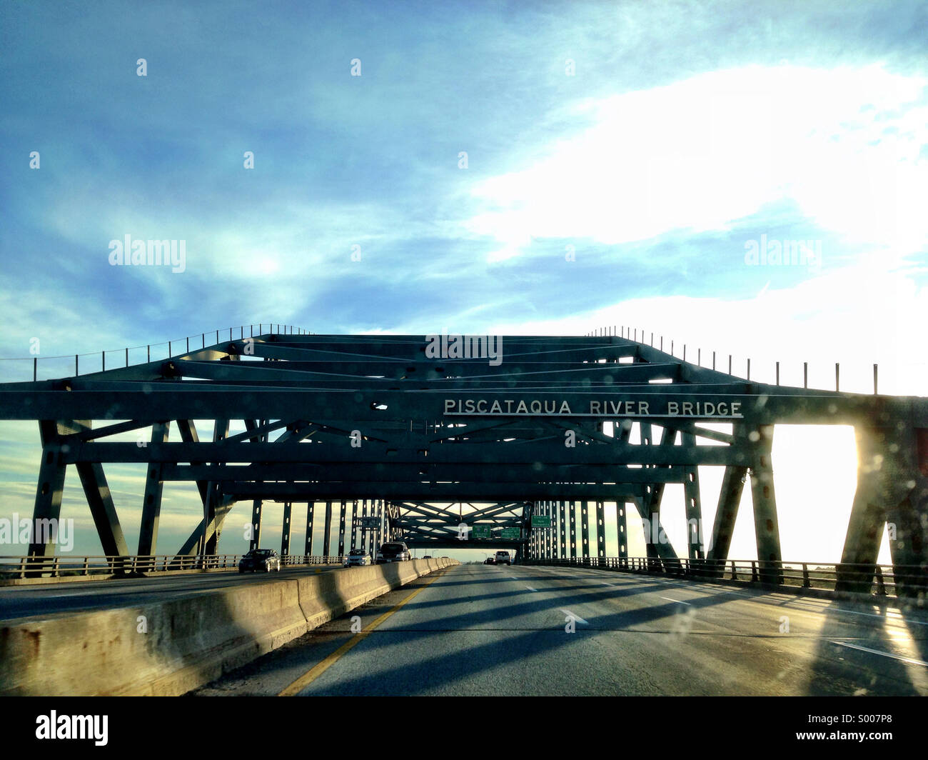 Piscataqua River Bridge Stock Photo - Alamy