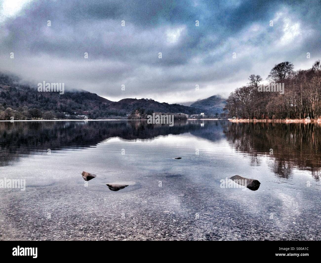 A View over Grasmere Stock Photo - Alamy