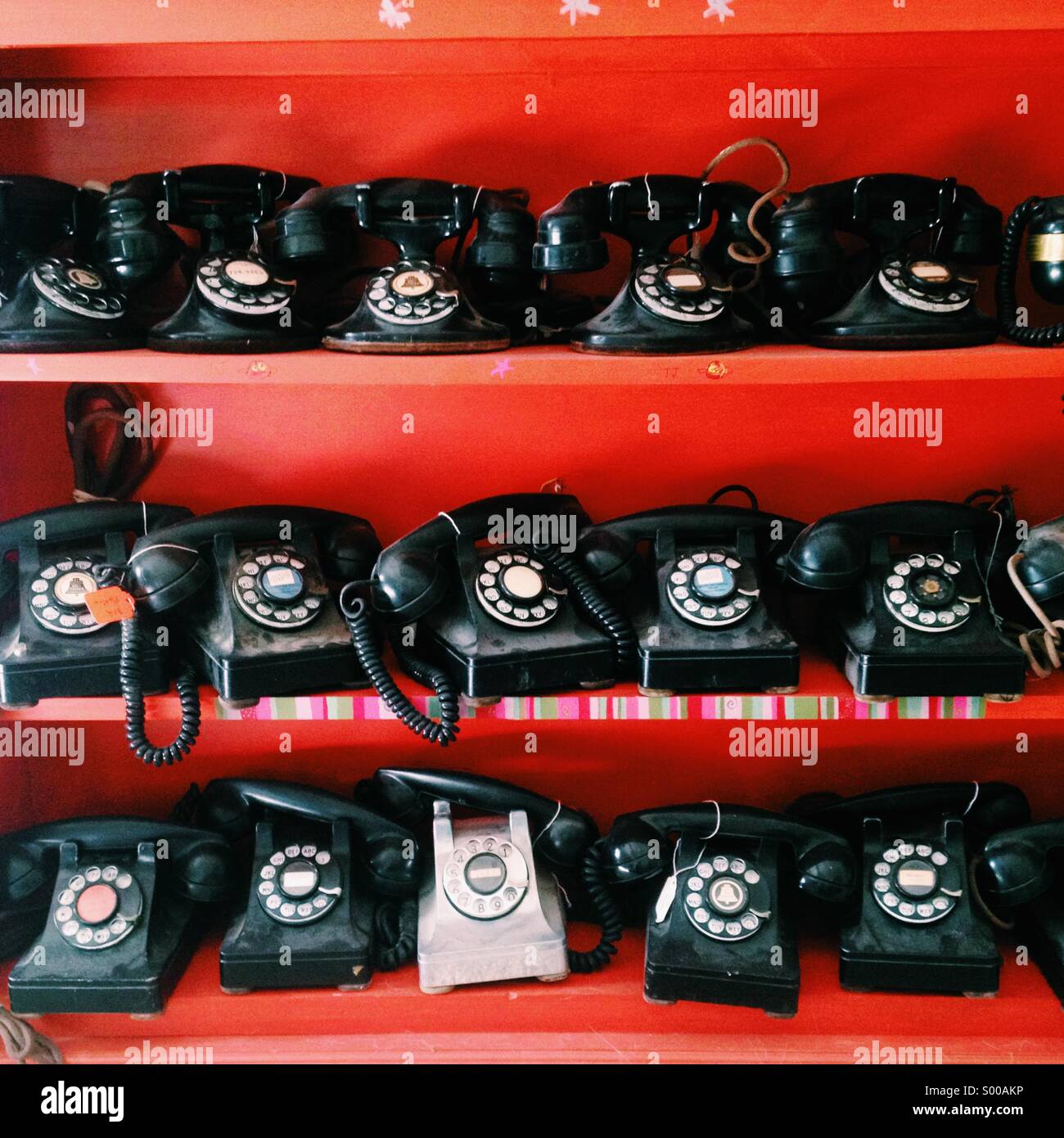 Antique Phones High Resolution Stock Photography and Images - Alamy