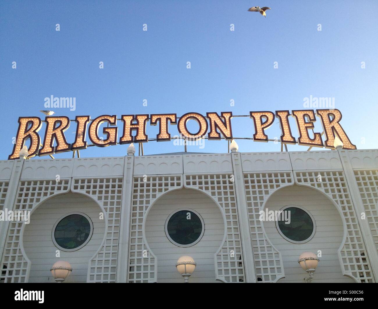 Brighton pier entrance hi-res stock photography and images - Alamy