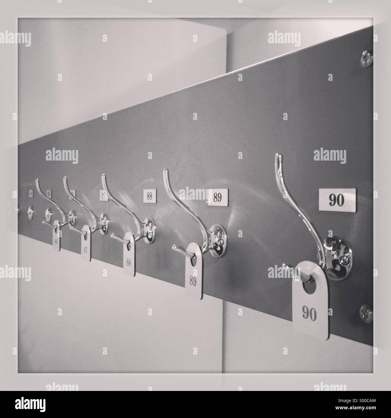 Cloakroom number hi-res stock photography and images - Alamy