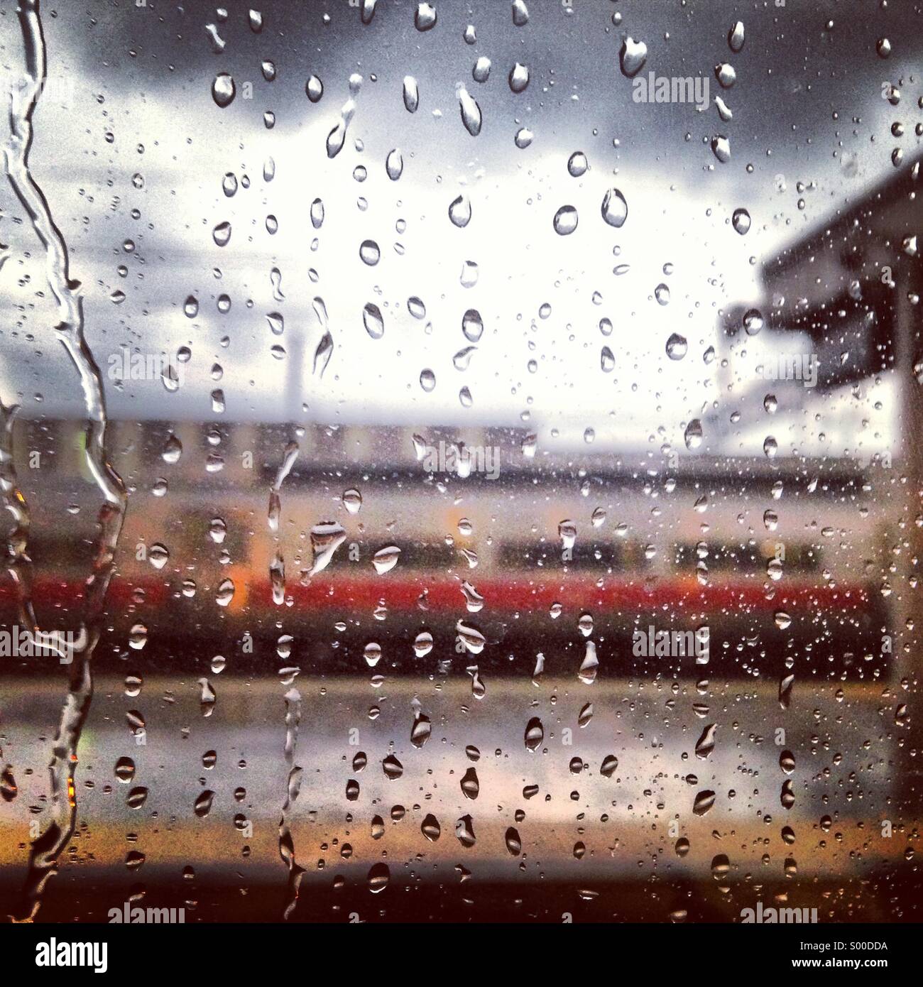 Train and rain hi-res stock photography and images - Alamy