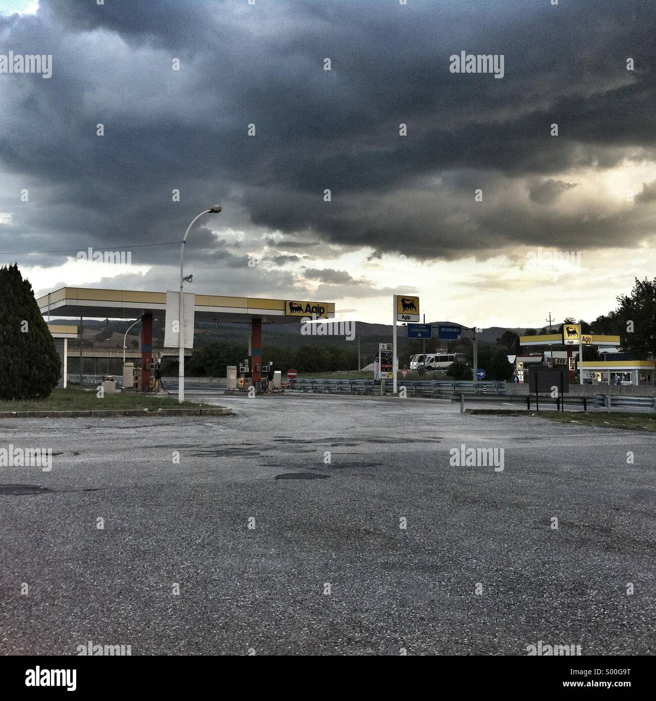 Agip gas station hi-res stock photography and images - Alamy
