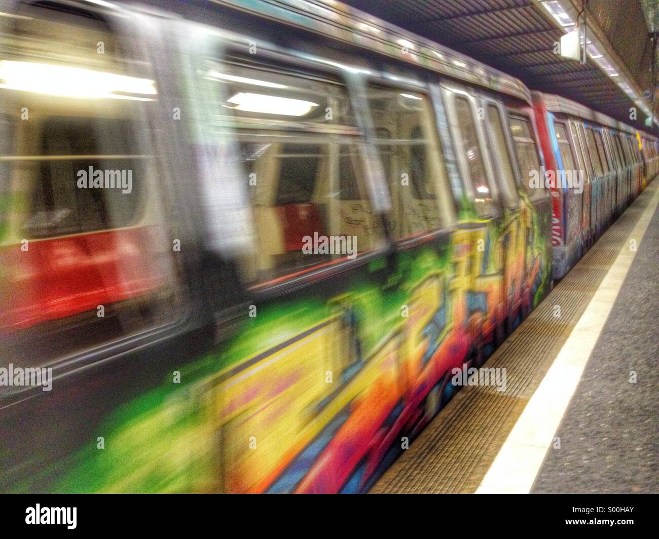 Subway colour hi-res stock photography and images - Alamy