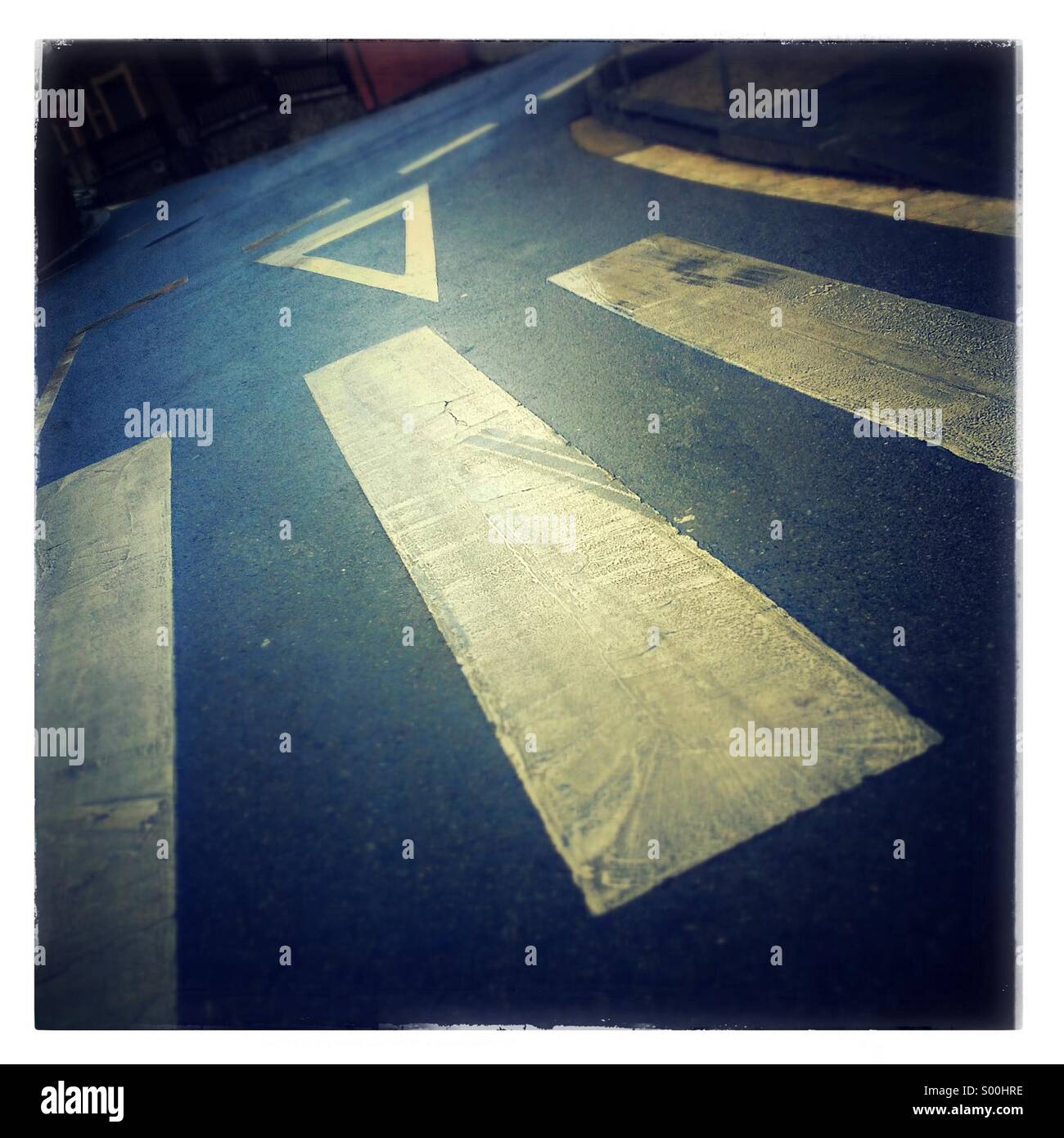 Zebra crossing sign hi-res stock photography and images - Alamy