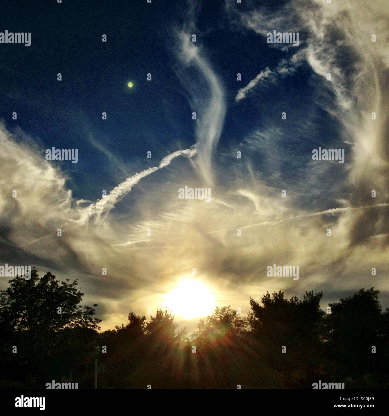 Just before sunset Stock Photo - Alamy