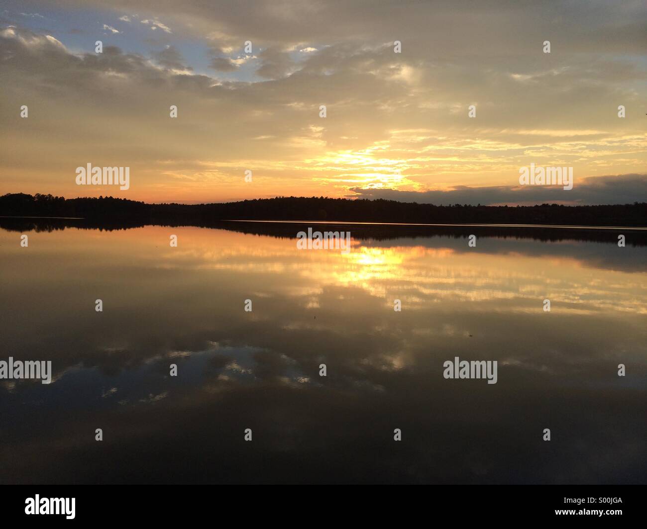 Sunset in Boston Stock Photo - Alamy
