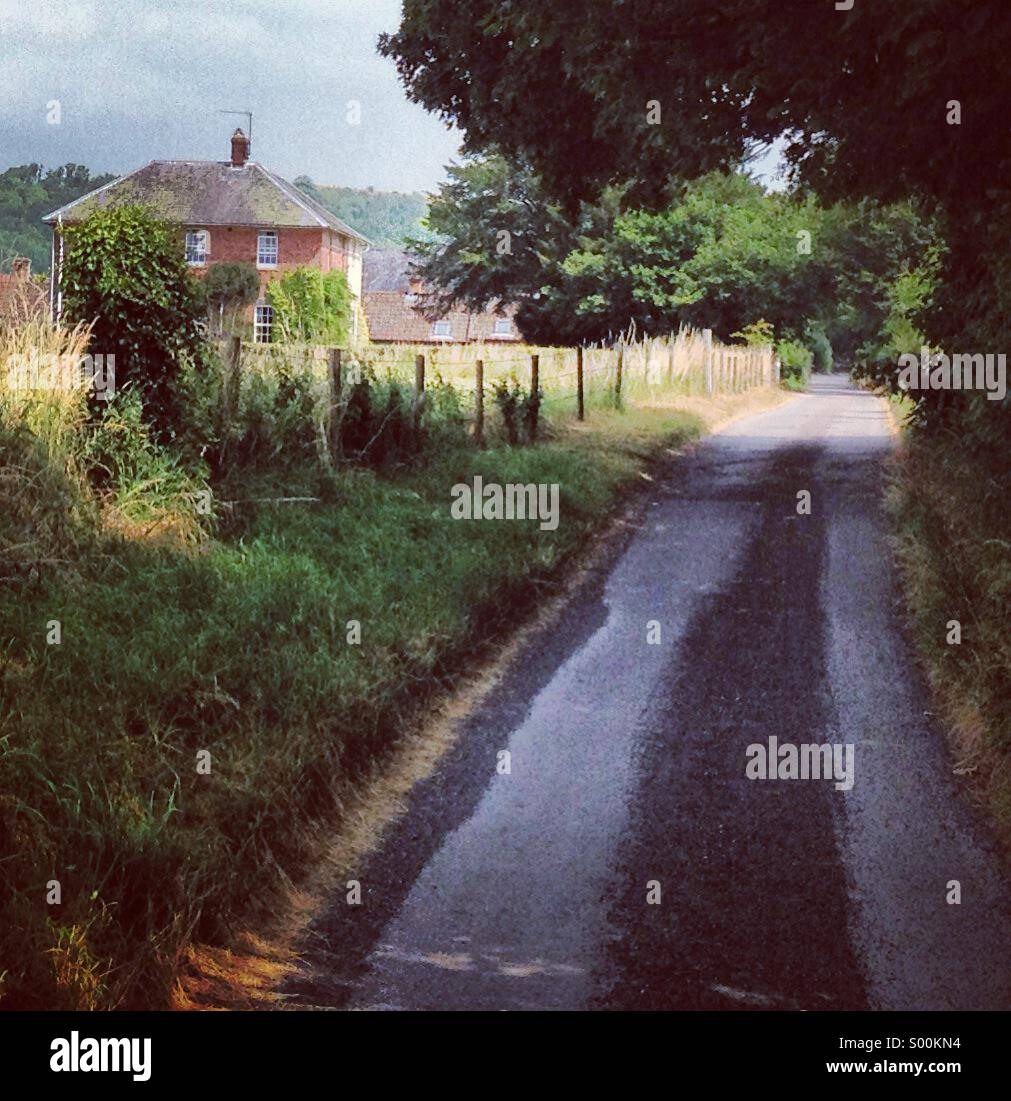 Wiltshire country lane hi-res stock photography and images - Alamy
