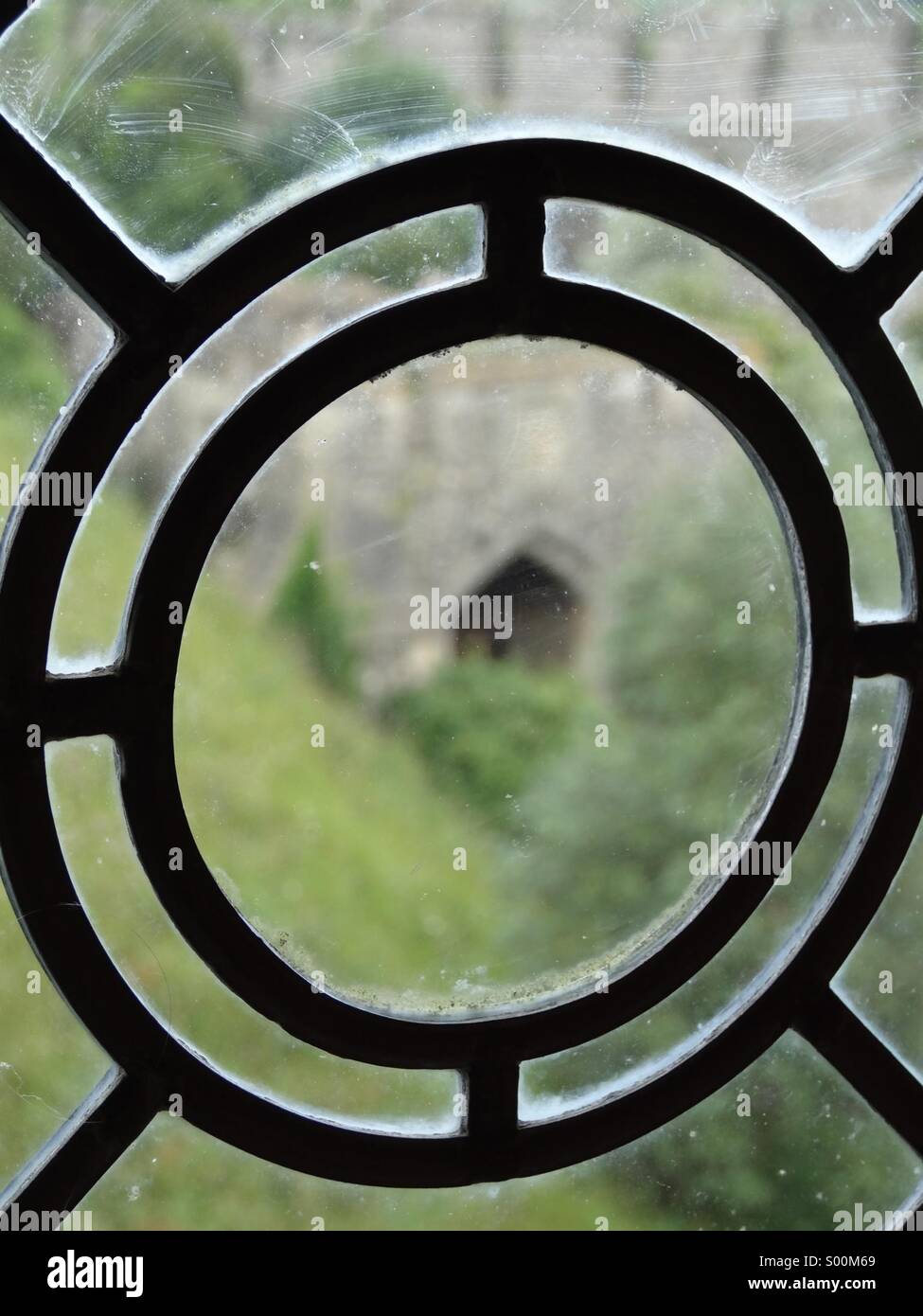 Tunnel through a window Stock Photo - Alamy