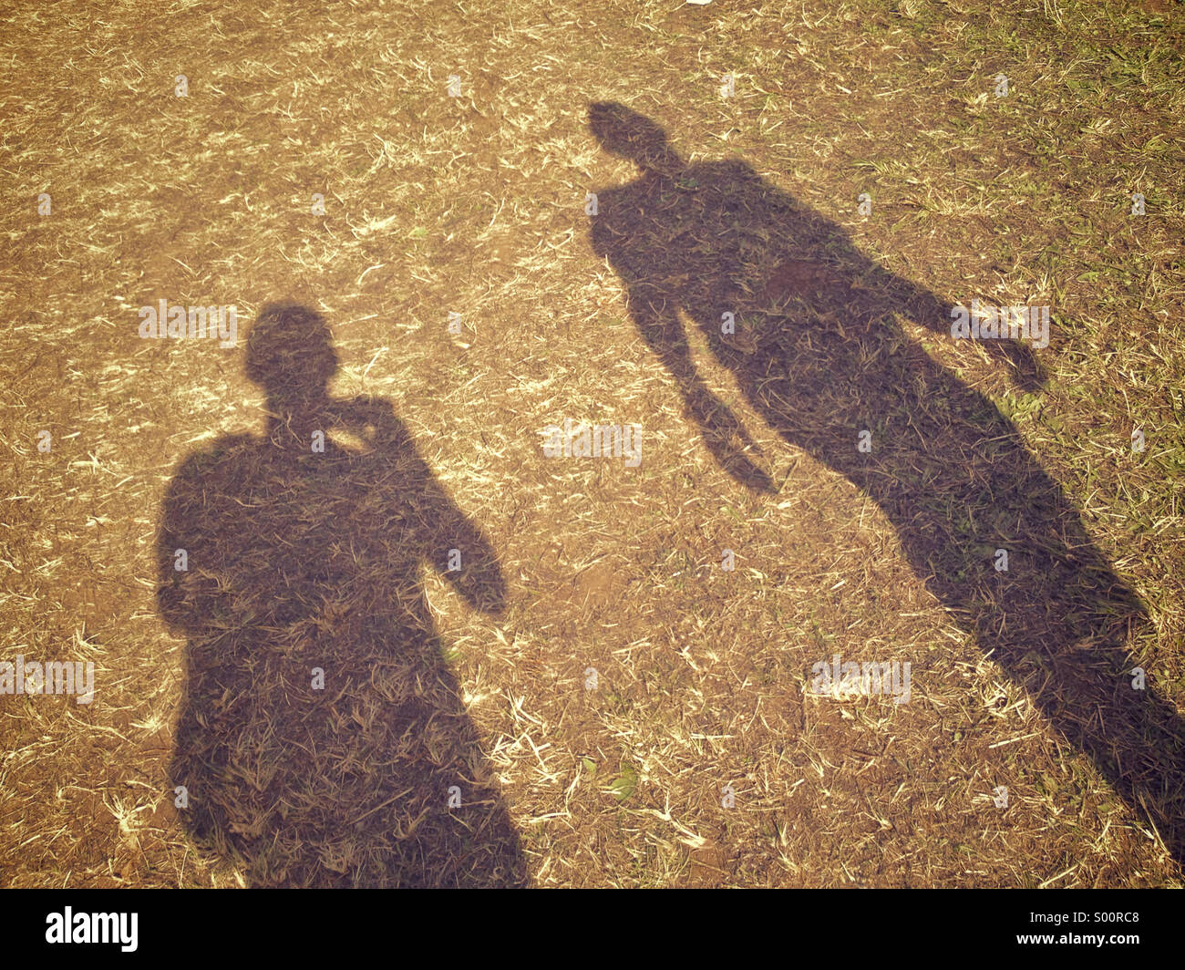 Two shadows in summer Stock Photo - Alamy