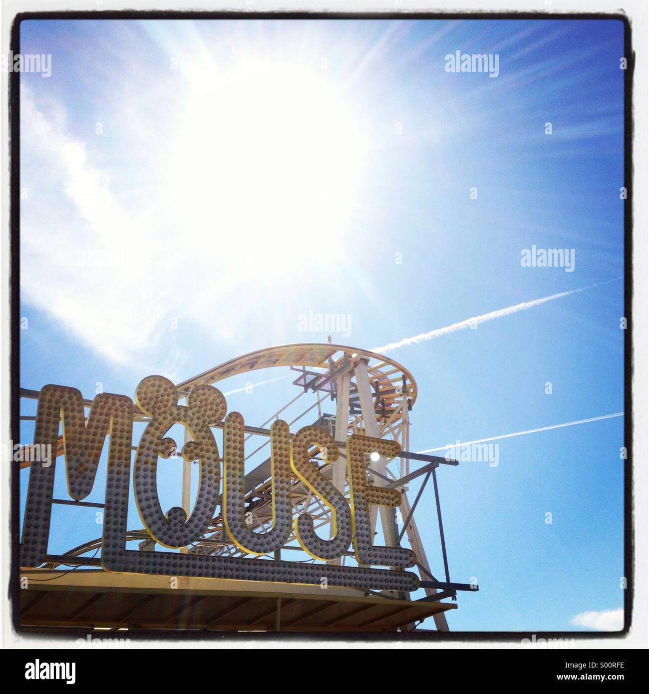 Mouse roller coaster Stock Photo - Alamy