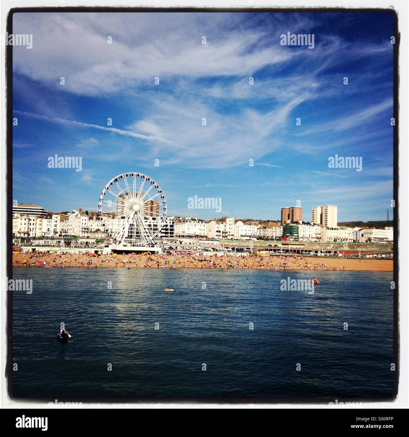 Brighton beach funfair wheel hi-res stock photography and images - Alamy