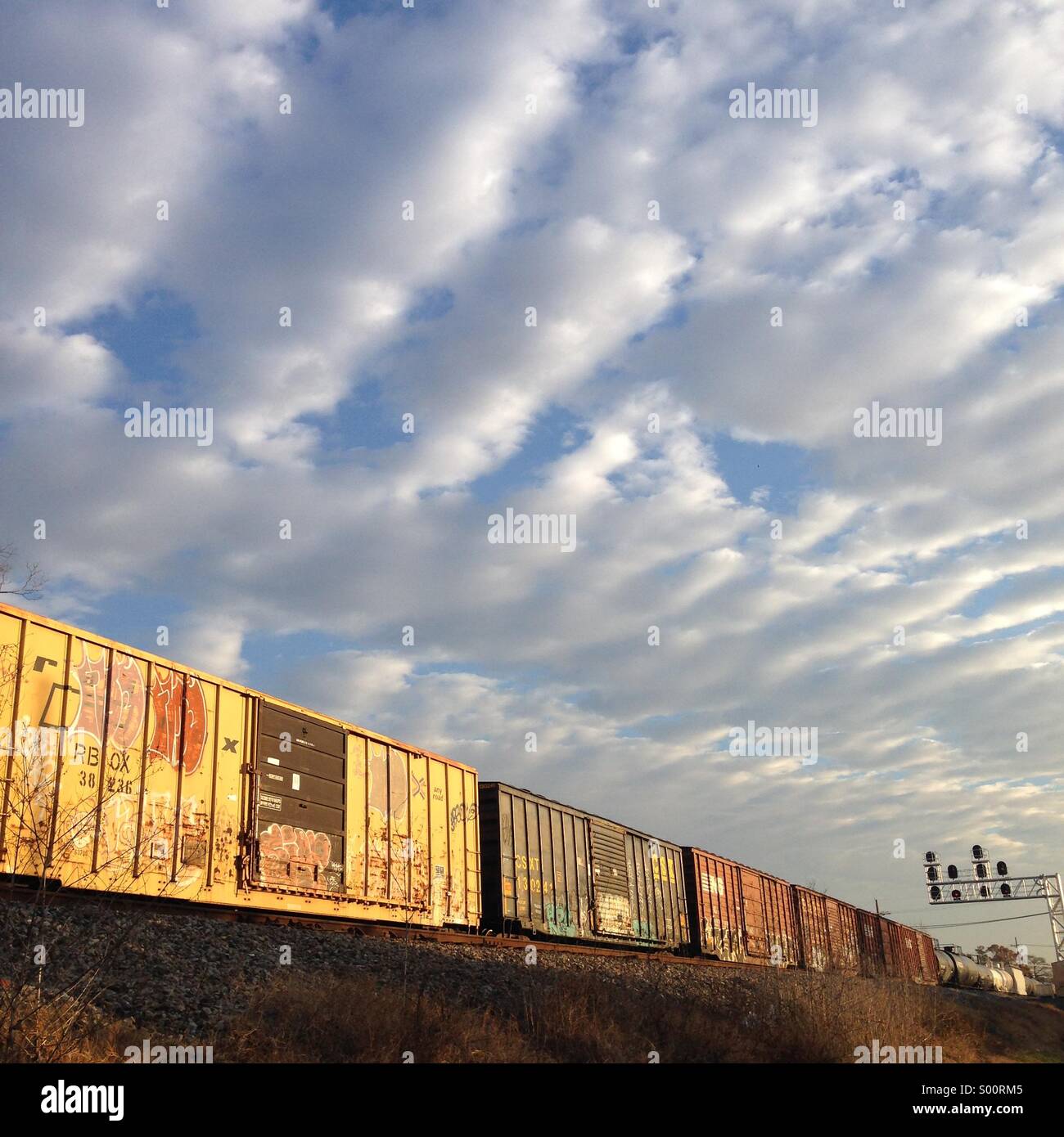 Parked train hi-res stock photography and images - Alamy