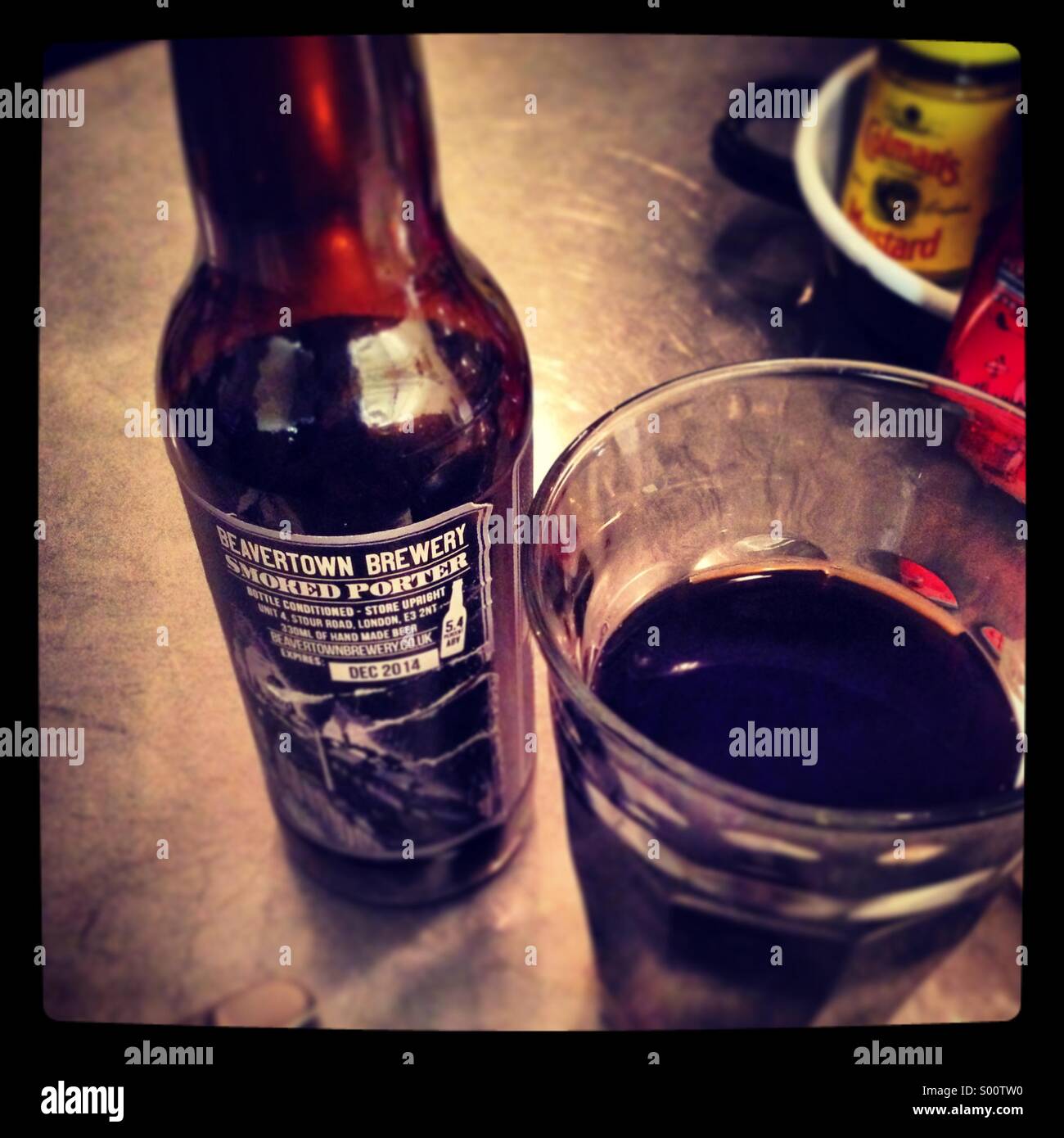 Beer in a pub Stock Photo - Alamy