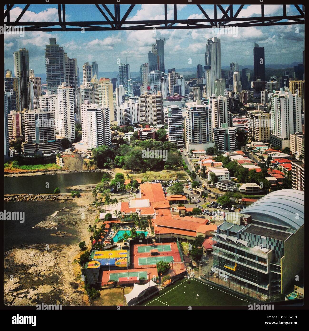 Panama city panama ariel hi-res stock photography and images - Alamy