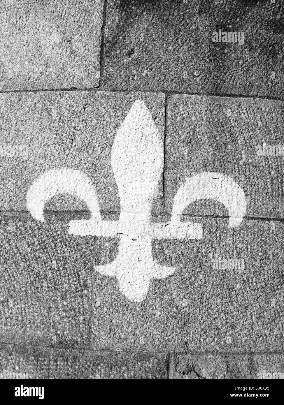 Quebec fleur de lys /national symbol Stock Photo - Alamy